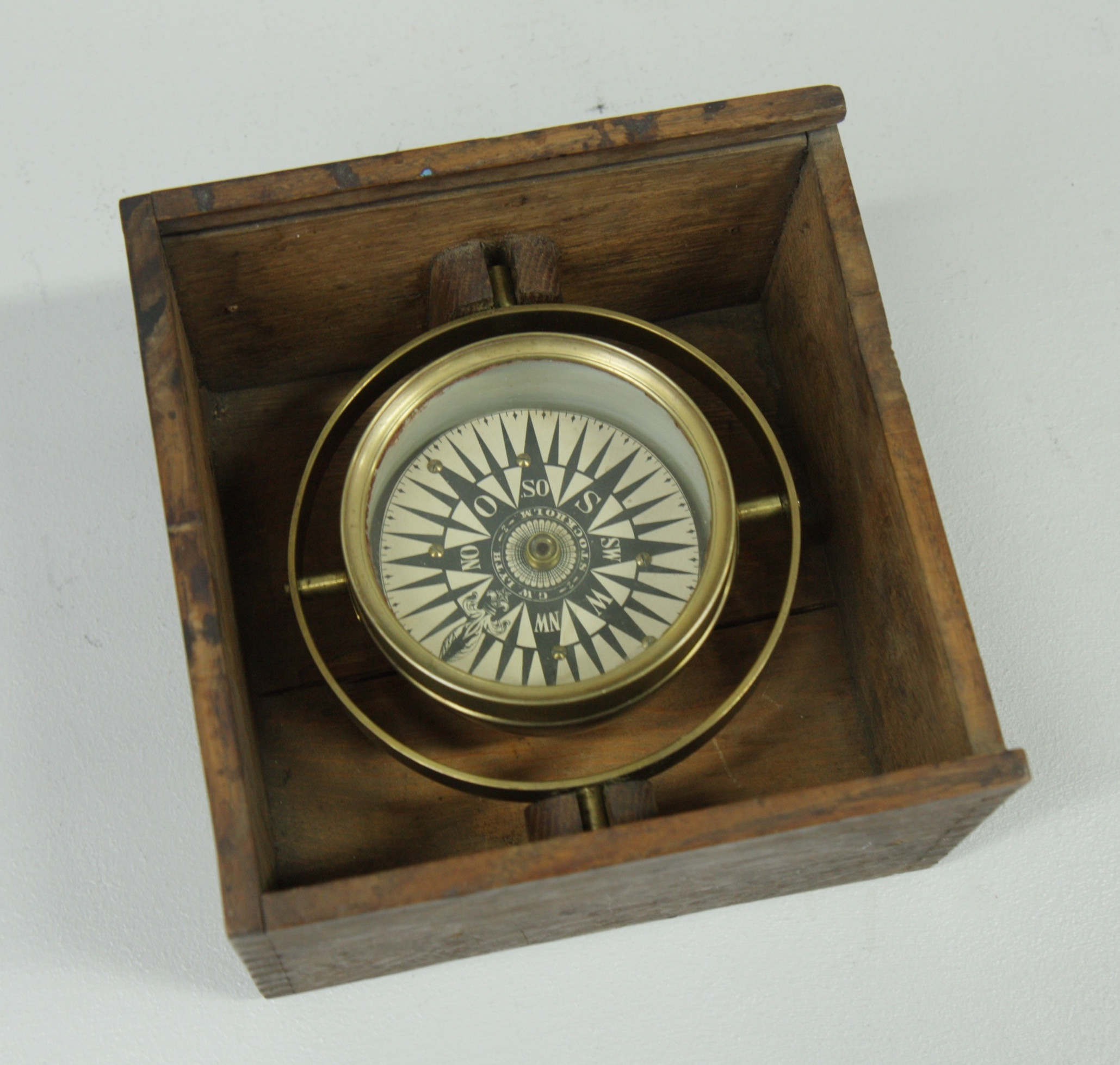 KOMPASS, G.W Lyth, Stockholm. Övrigt - Teknika & Nautika - Auctionet