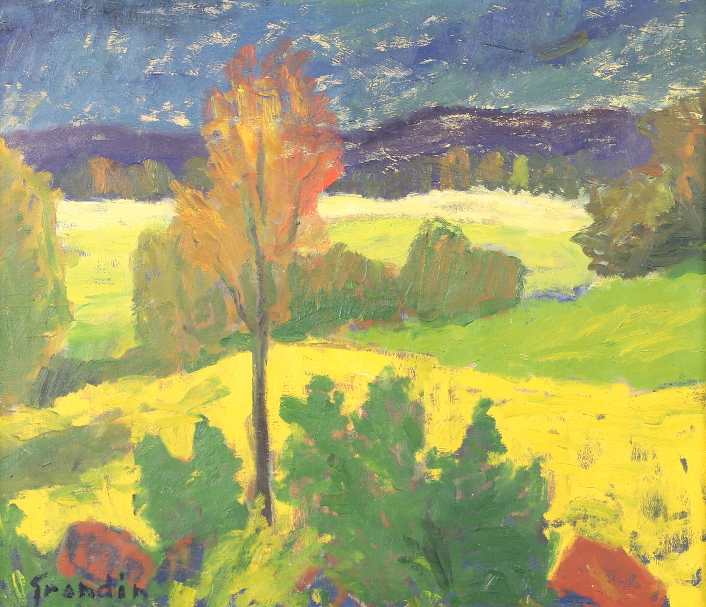 Images for 1362576. SVÄN GRANDIN. Landscape, oil on canvas, signed ...