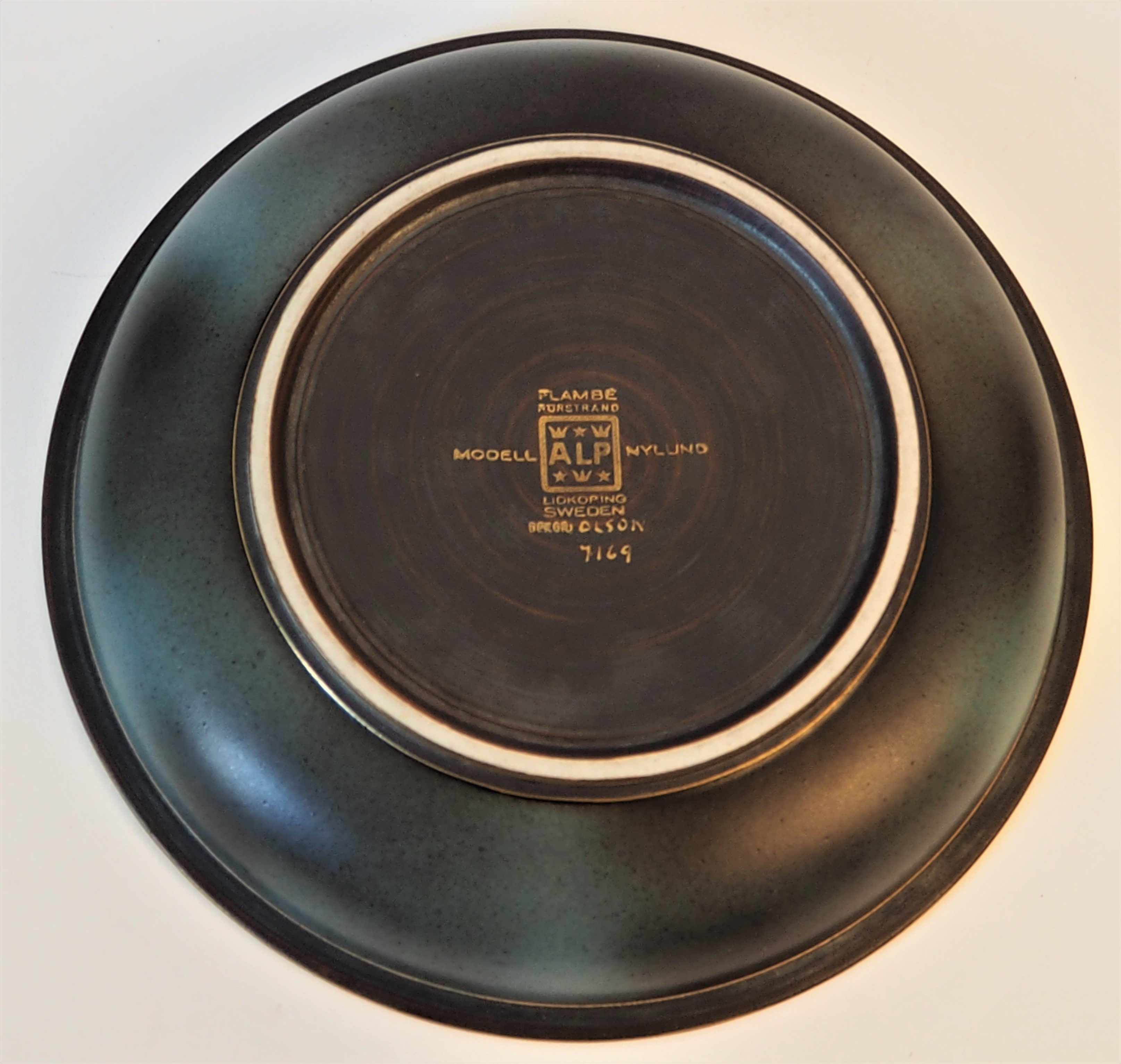 Images for 1362650. GUNNAR NYLUND. bowl, stoneware, "Flambé", Lidköping ...