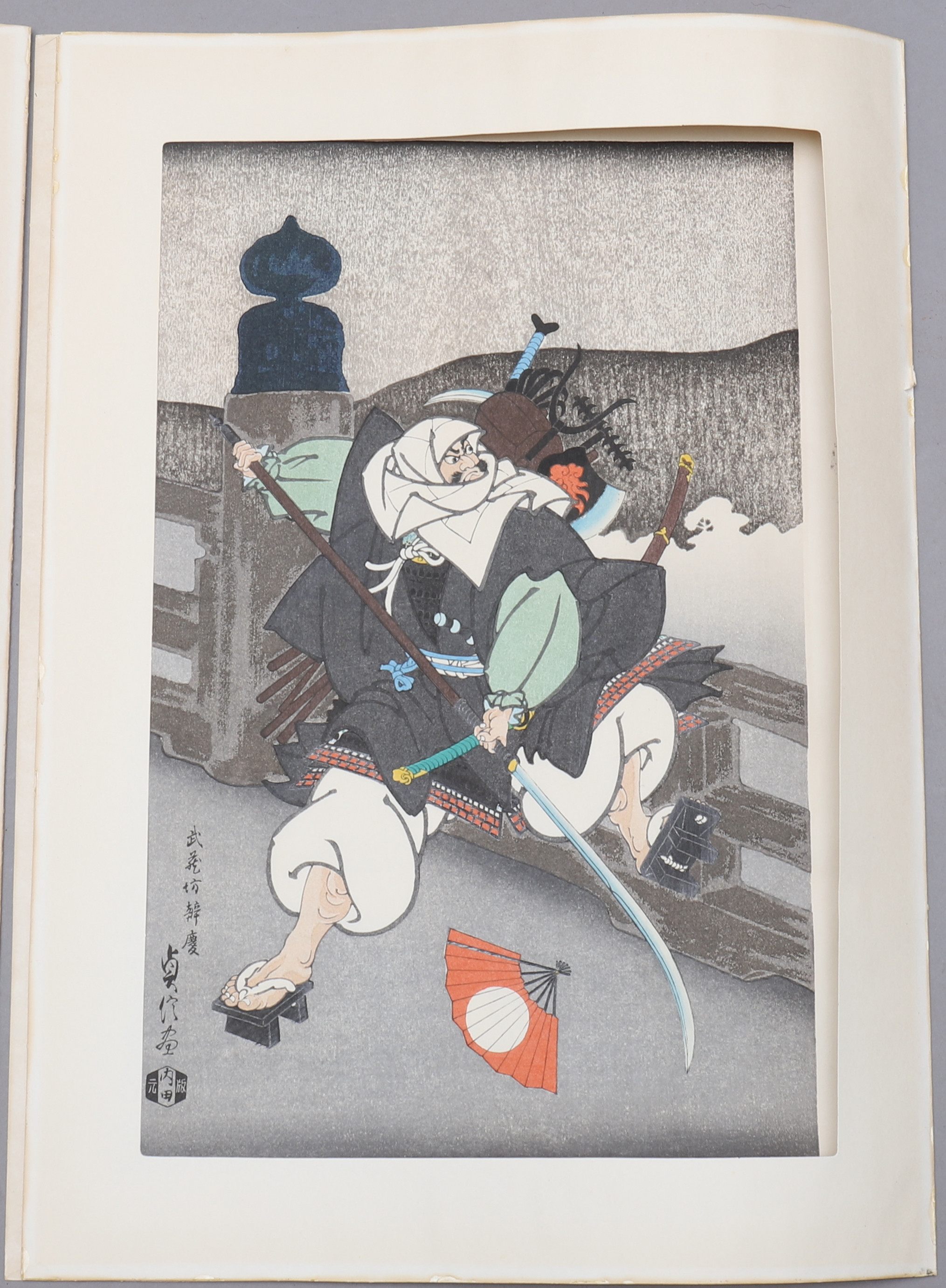 Images for 1364995. SADANOBU HASEGAWA. 1848-1920, woodcut, 2 pcs ...