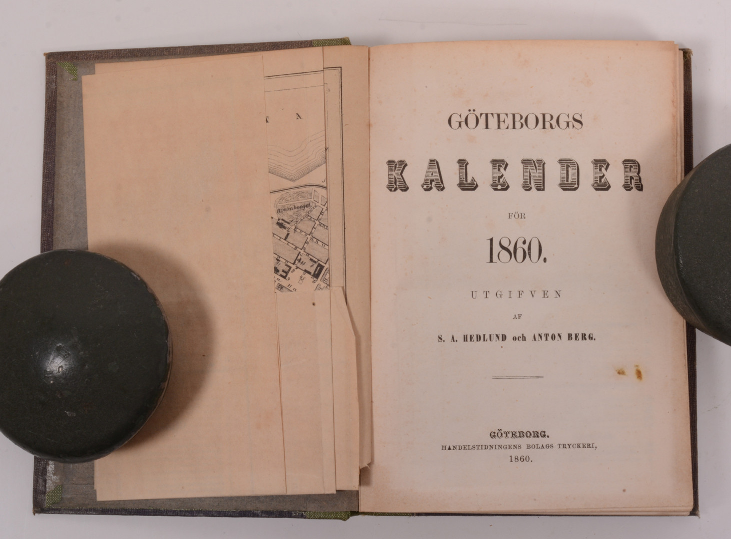1366348. Göteborgin kalenteri 3 osaa 1857, 1860, 1864. kuvat - Auctionet