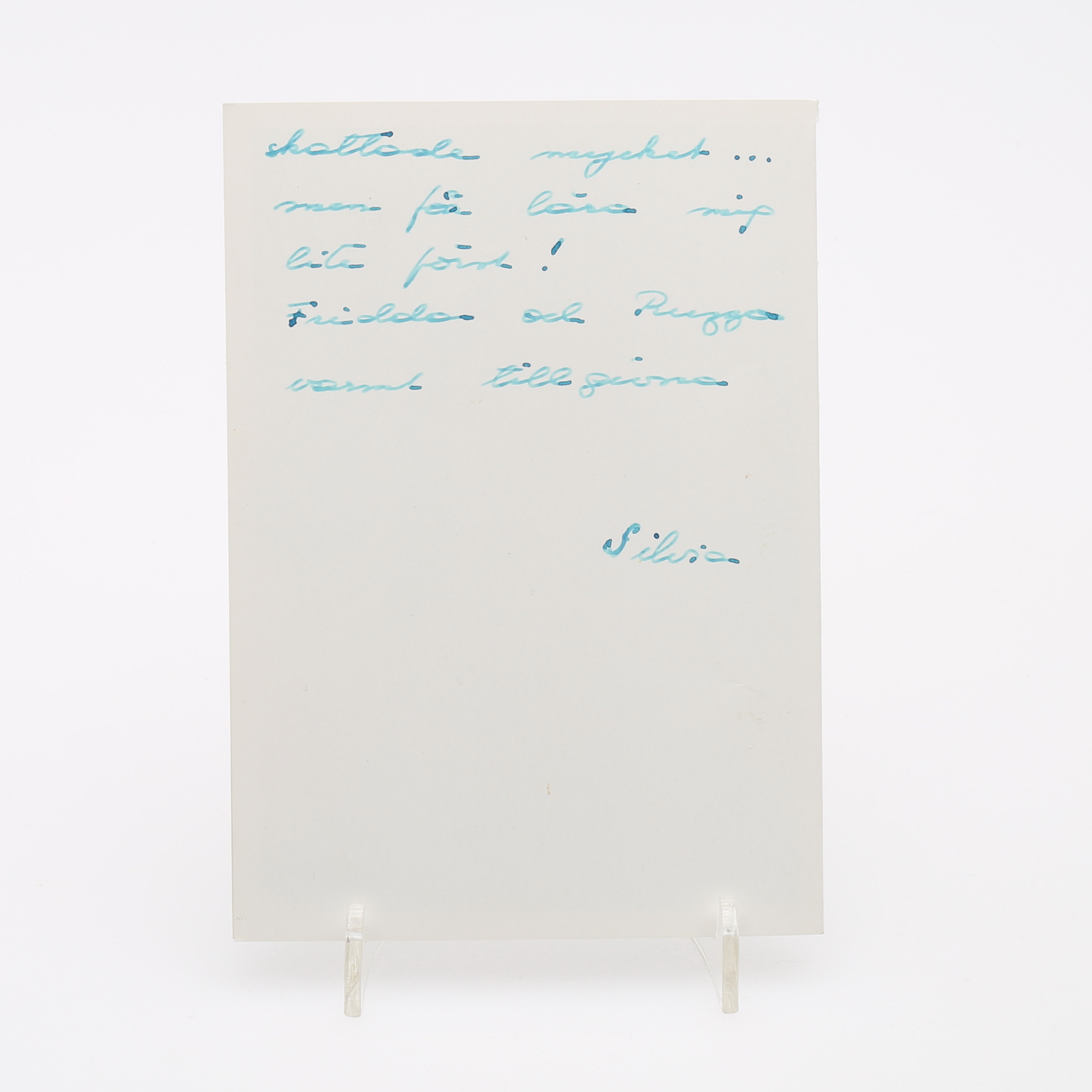 Images for 1371640. QUEEN SILVIA'S PERSONAL GREETINGS TO ANNI-FRID ...