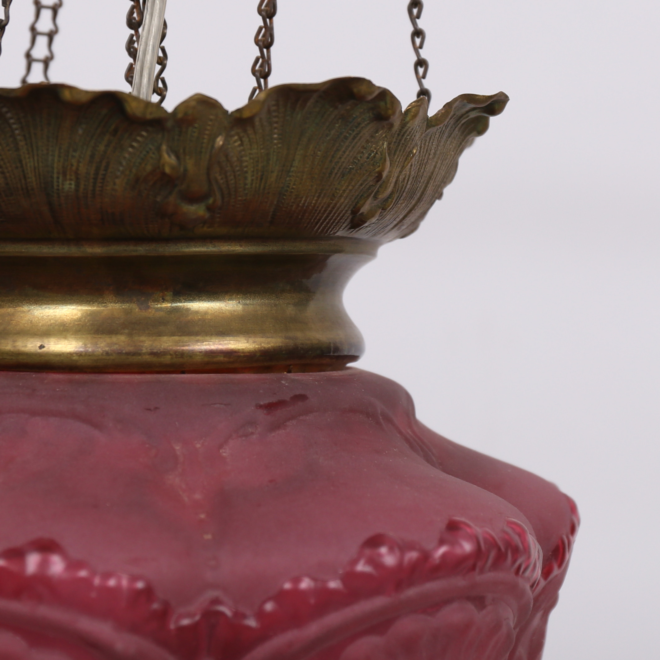 Images for 1372919. MOONLIGHT SAMPLE, pink glass, turn of the century ...