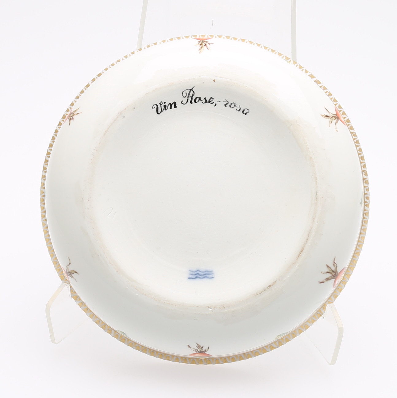 Images for 1373634. TERRIN WITH COVER, Flora Danica, "Vin Rose,-rosa ...