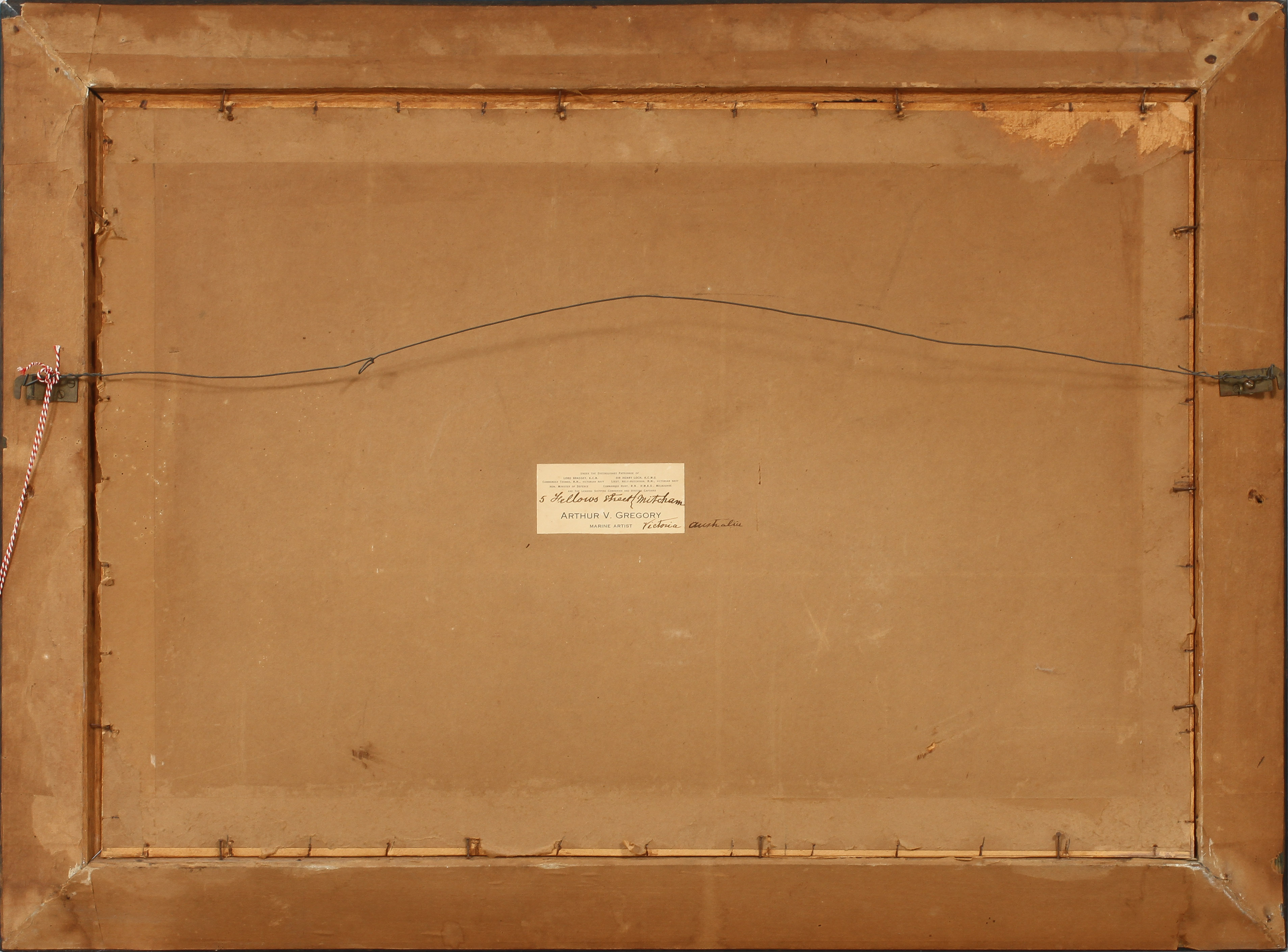 Images for 137798. ARTHUR VICTOR Board, mixed media on panel, signed o ...