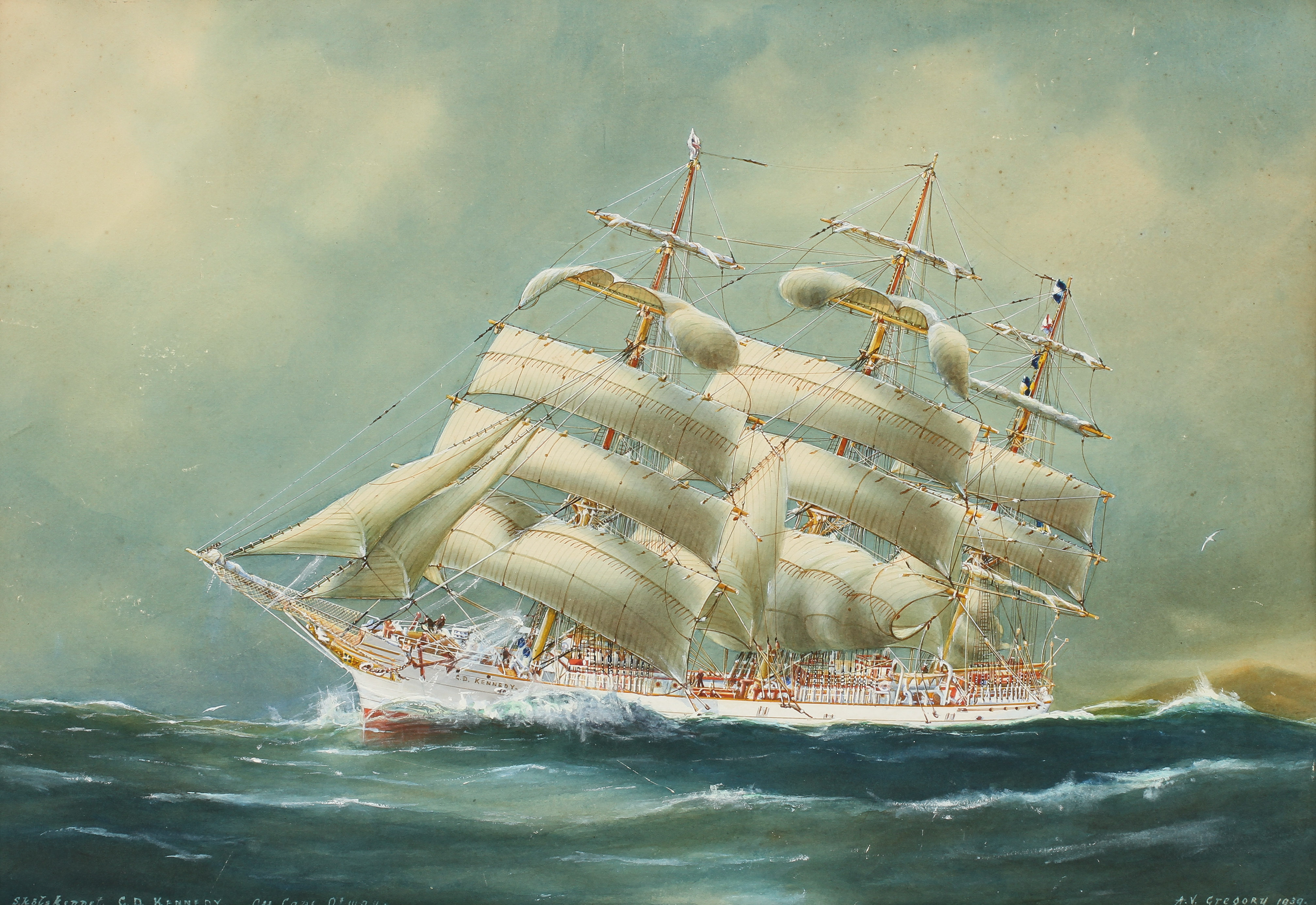 Images for 137798. ARTHUR VICTOR Board, mixed media on panel, signed o ...