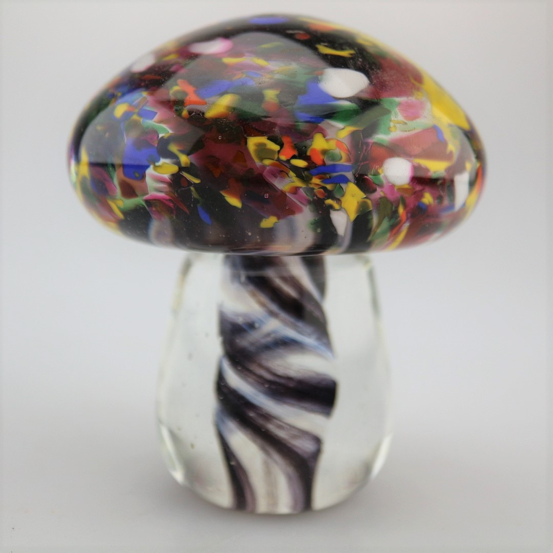 Home & Living Paperweights Office Vintage Glass Mushroom Paperweight ...