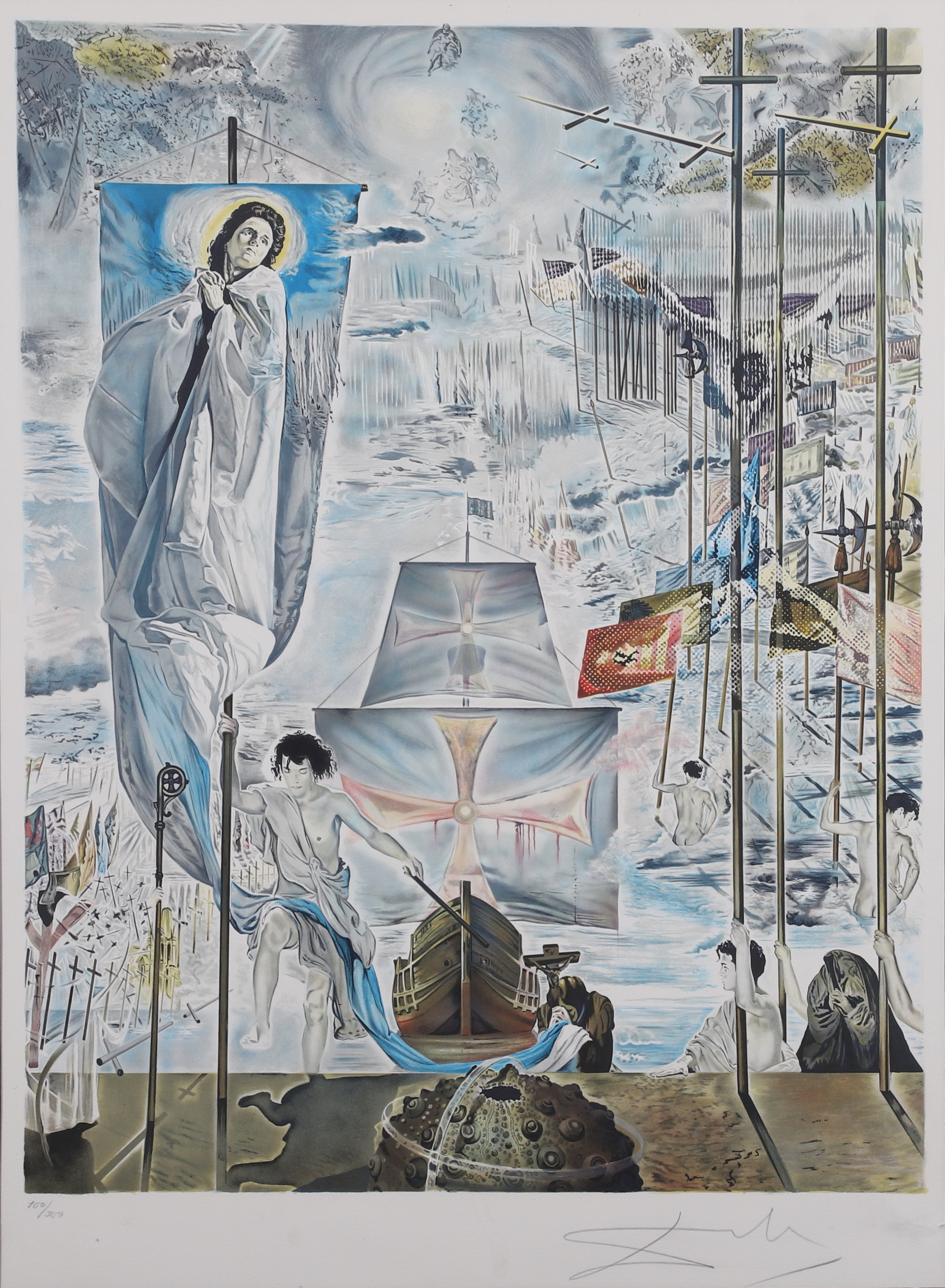 Images for 1379931. SALVADOR DALÍ. "Discovery of America by Christopher ...