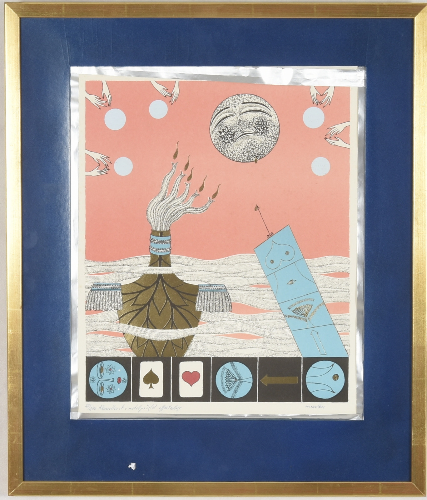 Images for 1383590. MAX WALTER SVANBERG. Watercolour, metal embossed ...