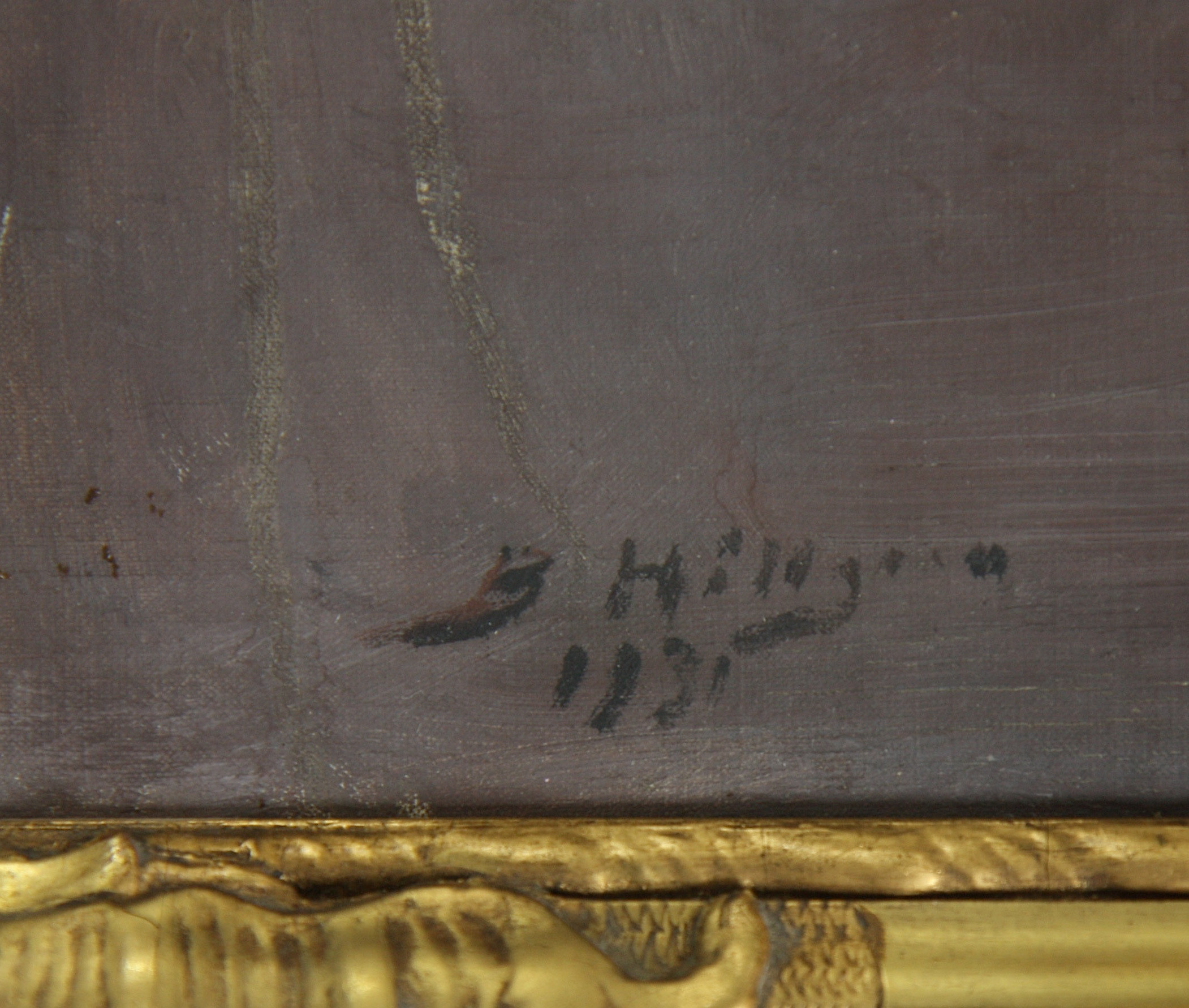 Images for 1389487. BROR HILLGREN. oil on canvas, nobleman at desk ...