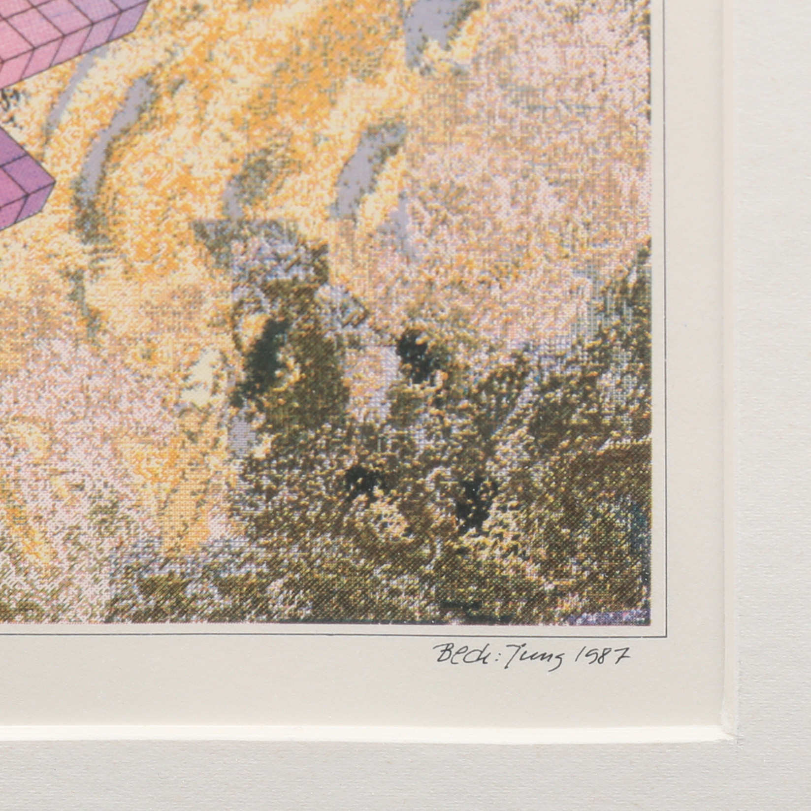 Images for 1396551. BECK & JUNG. Computer ink plots, 4 pcs. signed and ...