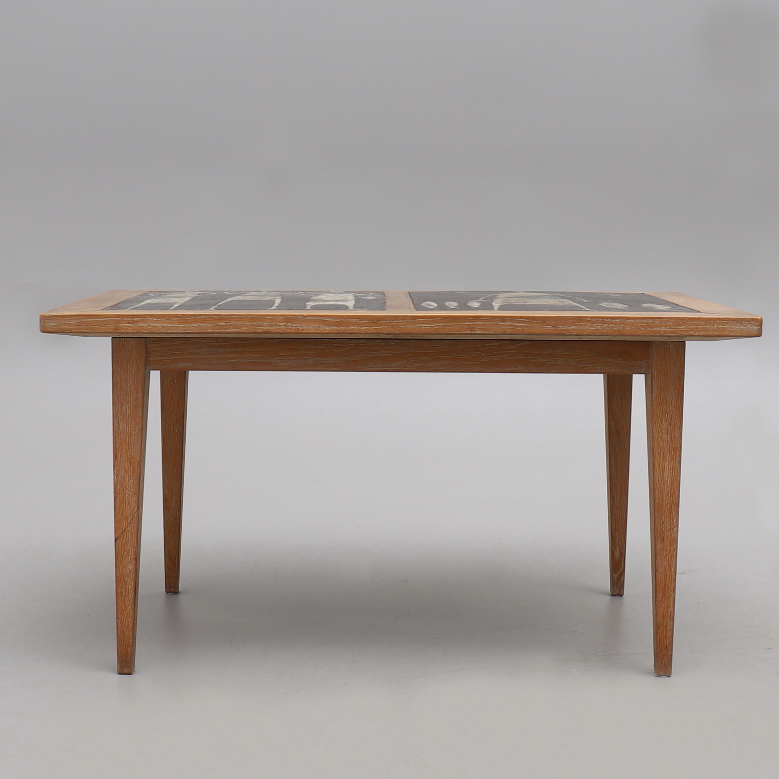 Images for 1410174. ÅKE HOLM. COFFEE TABLE, STONEWARE TILES, OAK FRAME ...