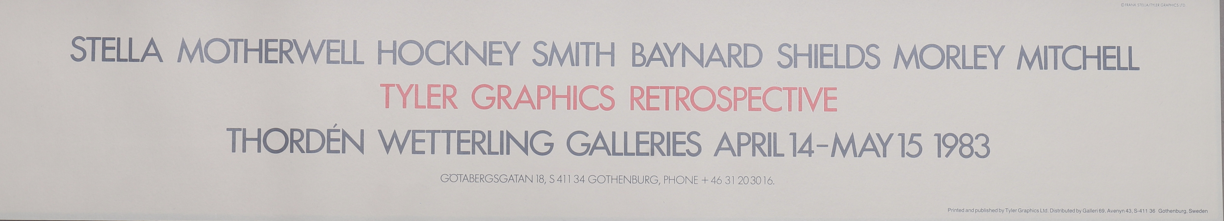 Images for 1419488. EXHIBITION POSTER, offset print, ''Pergusa three ...