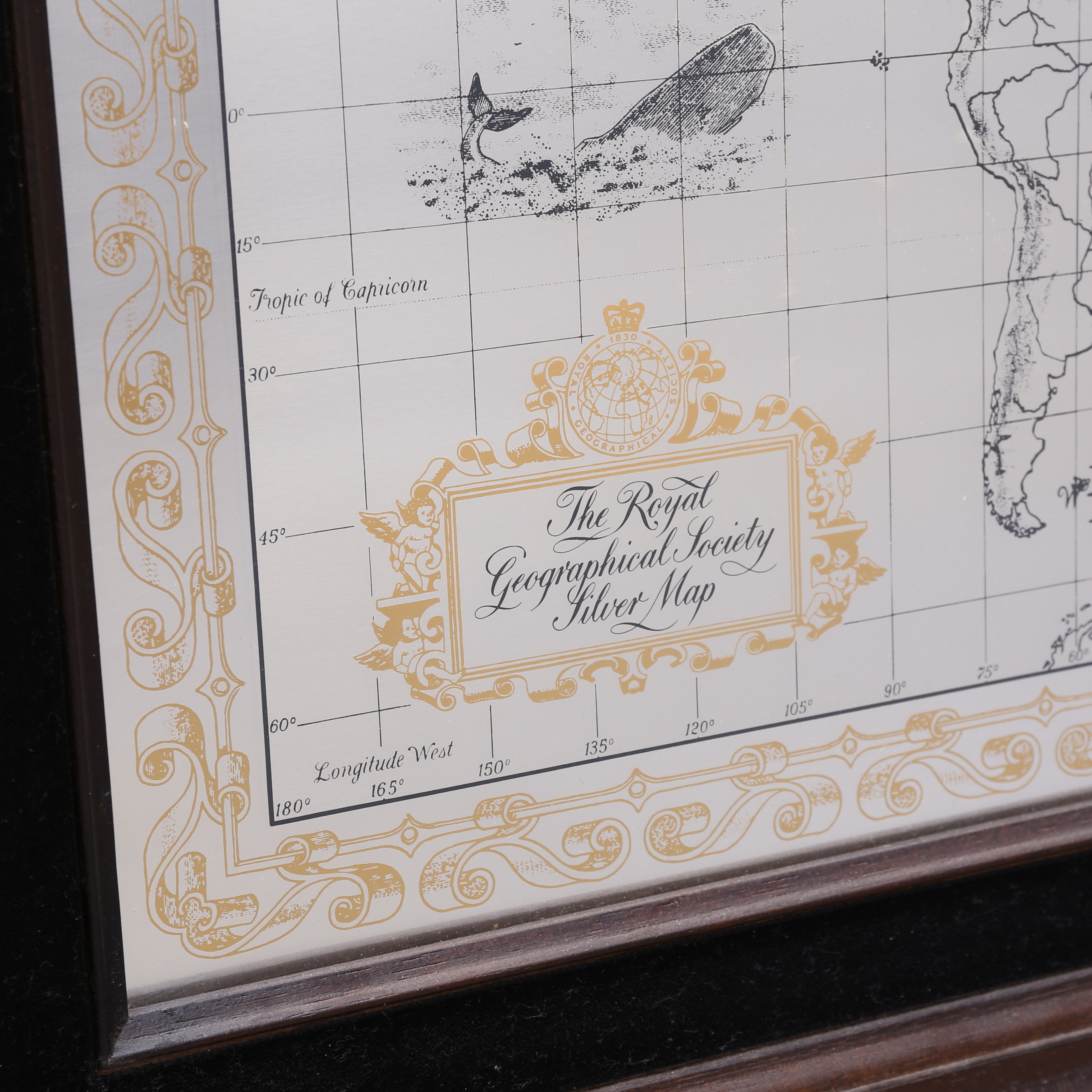 Images for 1423397. MAP. Silver, "The Royal geographical society silver ...