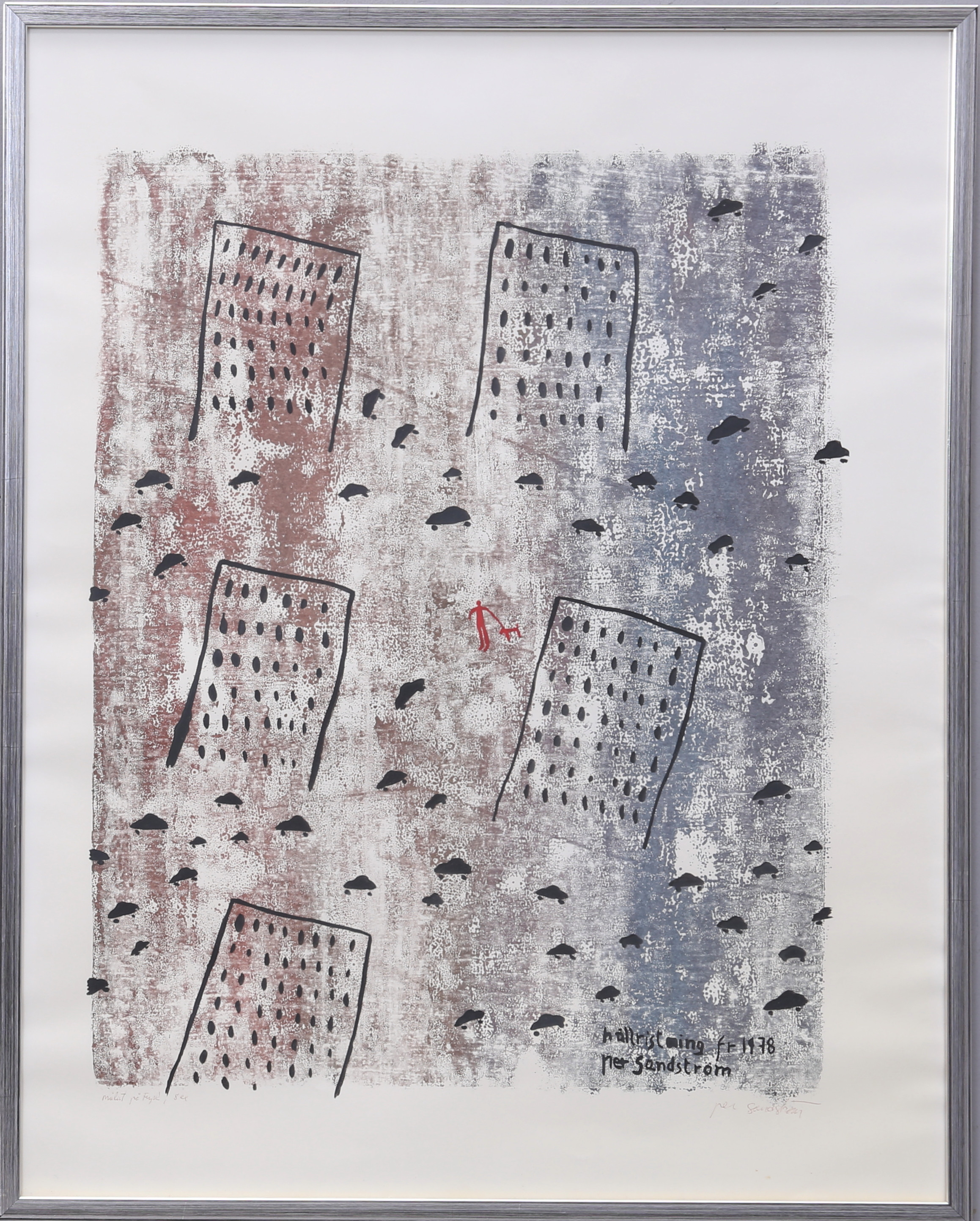 Images for 1427689. PER SANDSTRÖM. Lithography, "Hällristning från 1978 ...