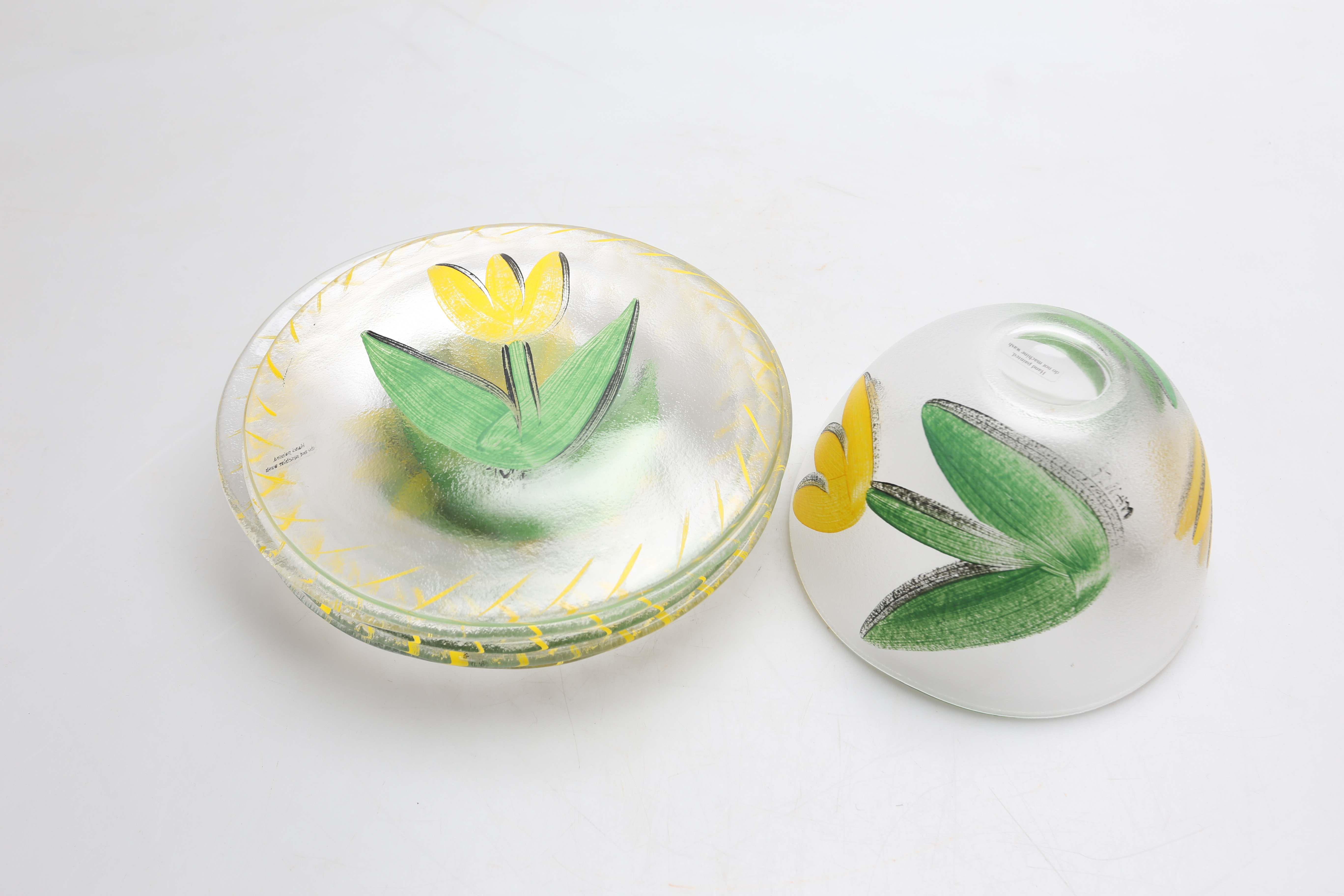 Images for 1435755. TABLEWARE 6 pcs, glass "Tulip" Kosta Boda, late ...