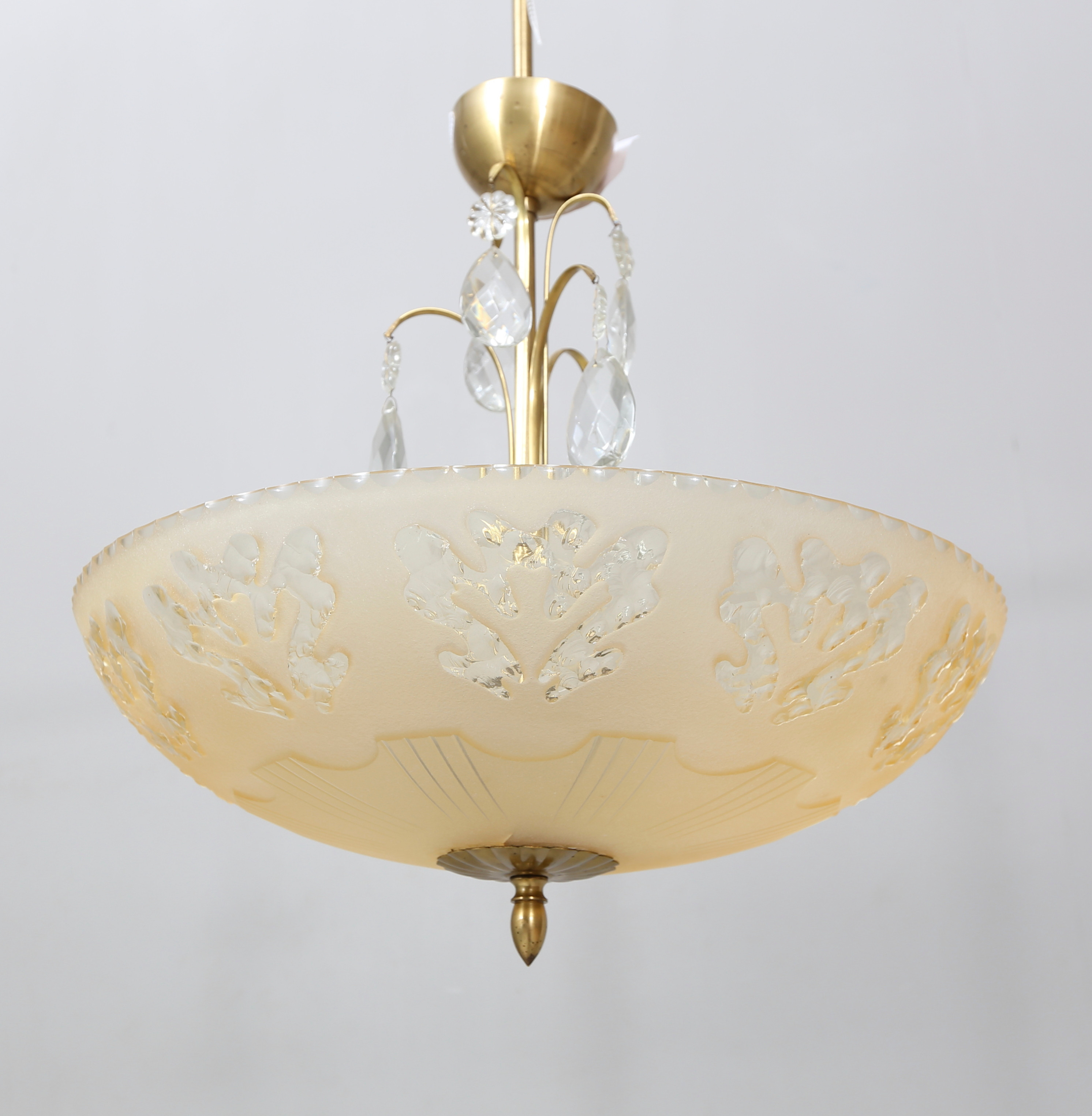 Images for 1440434. CEILING LAMP, glass, first half of the 20th century ...