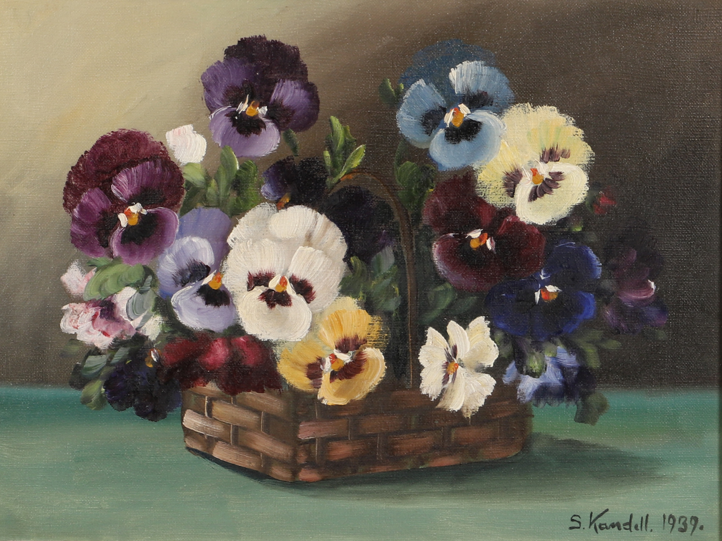 Images for 1441015. STURE KANDELL. Flower still life, oil on canvas ...