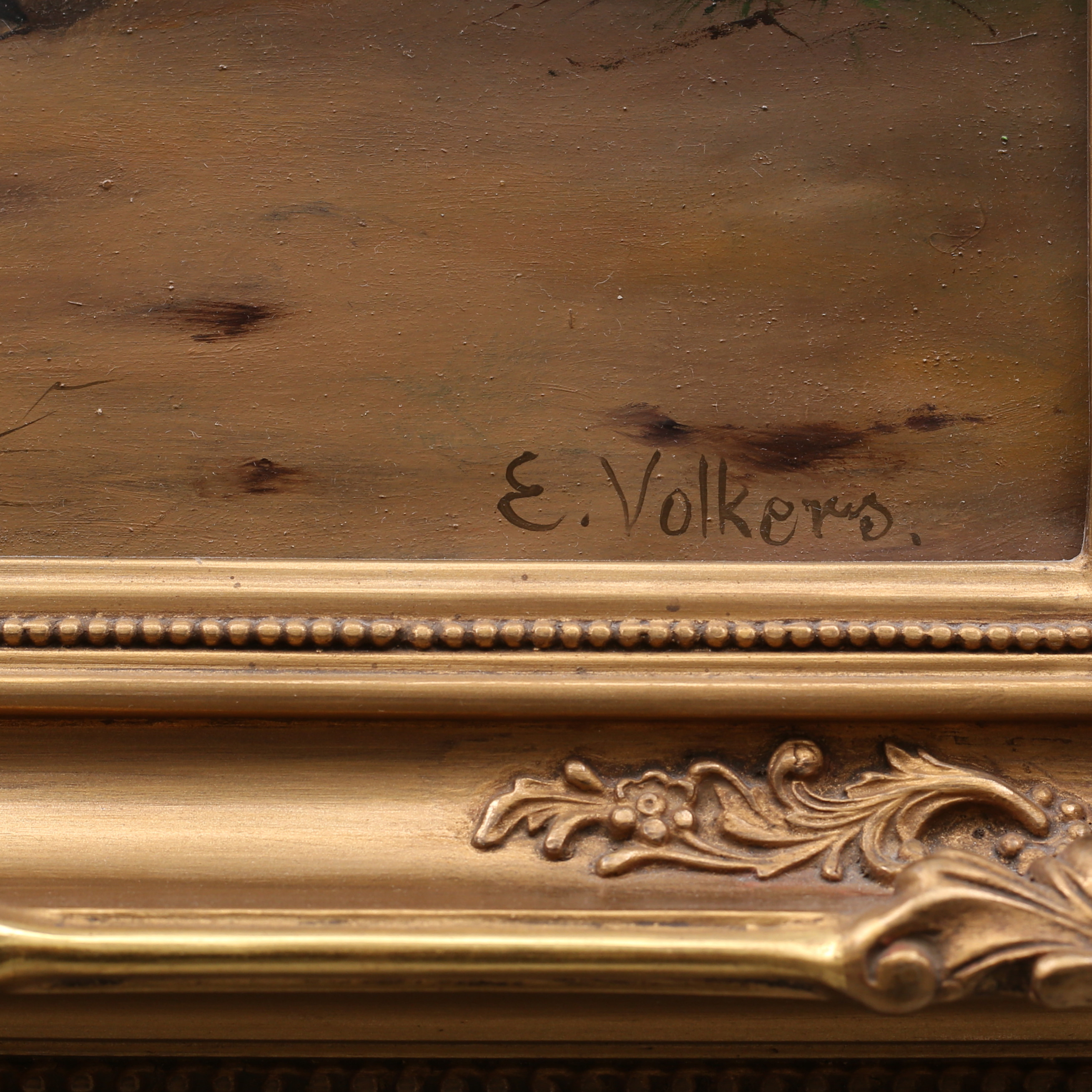 Images for 1448348. EMIL VOLKERS (1831 - 1905). Rider on horseback, oil ...