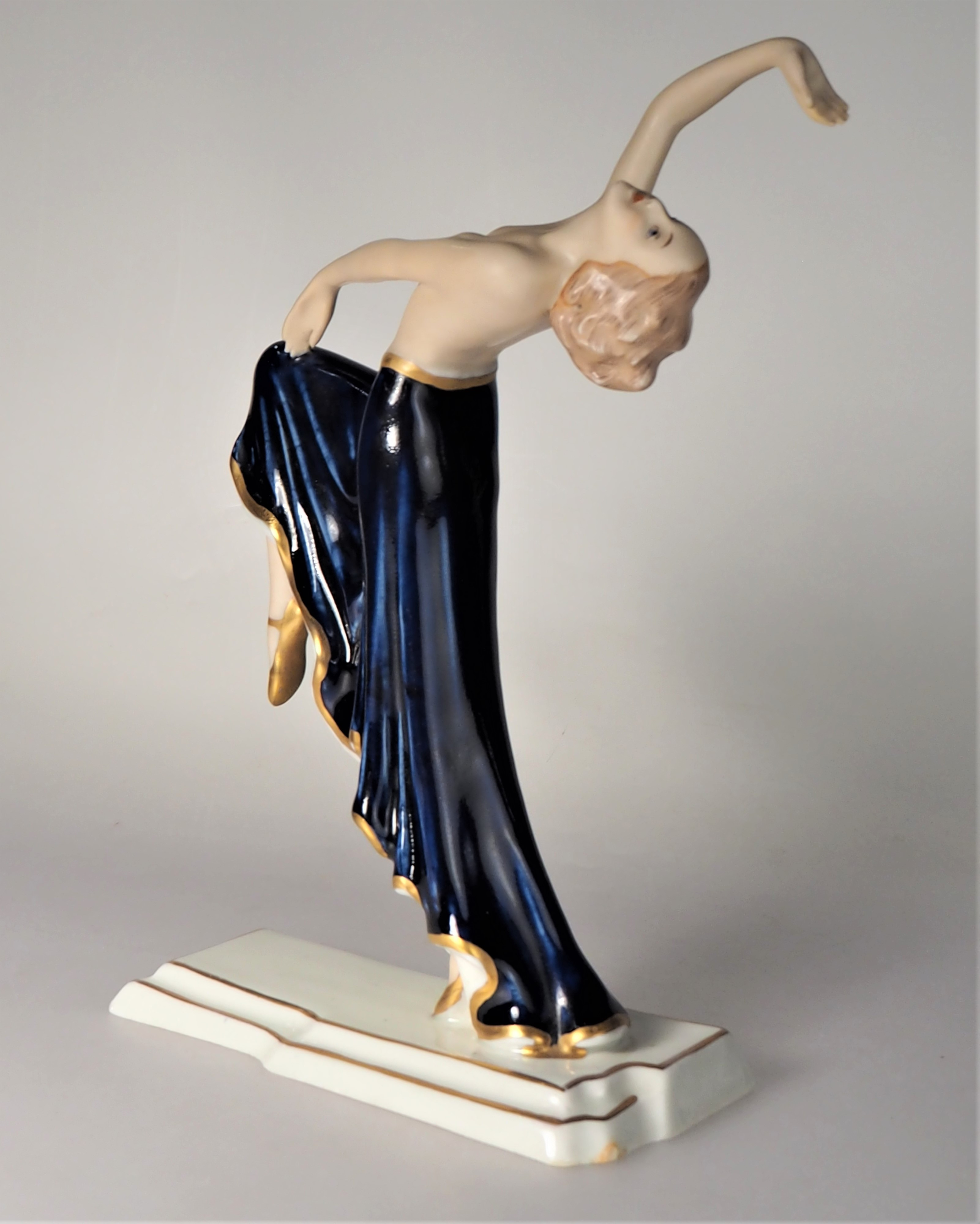Images for 1454755. FIGURINE, porcelain, "dancer", art deco, probably ...