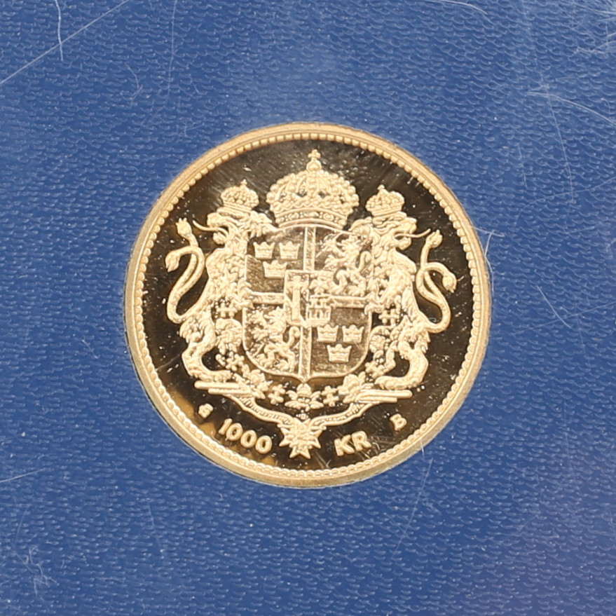 Images for 1455847. COIN, gold, 1000 kroner, Carl XVI Gustaf, 1996 ...