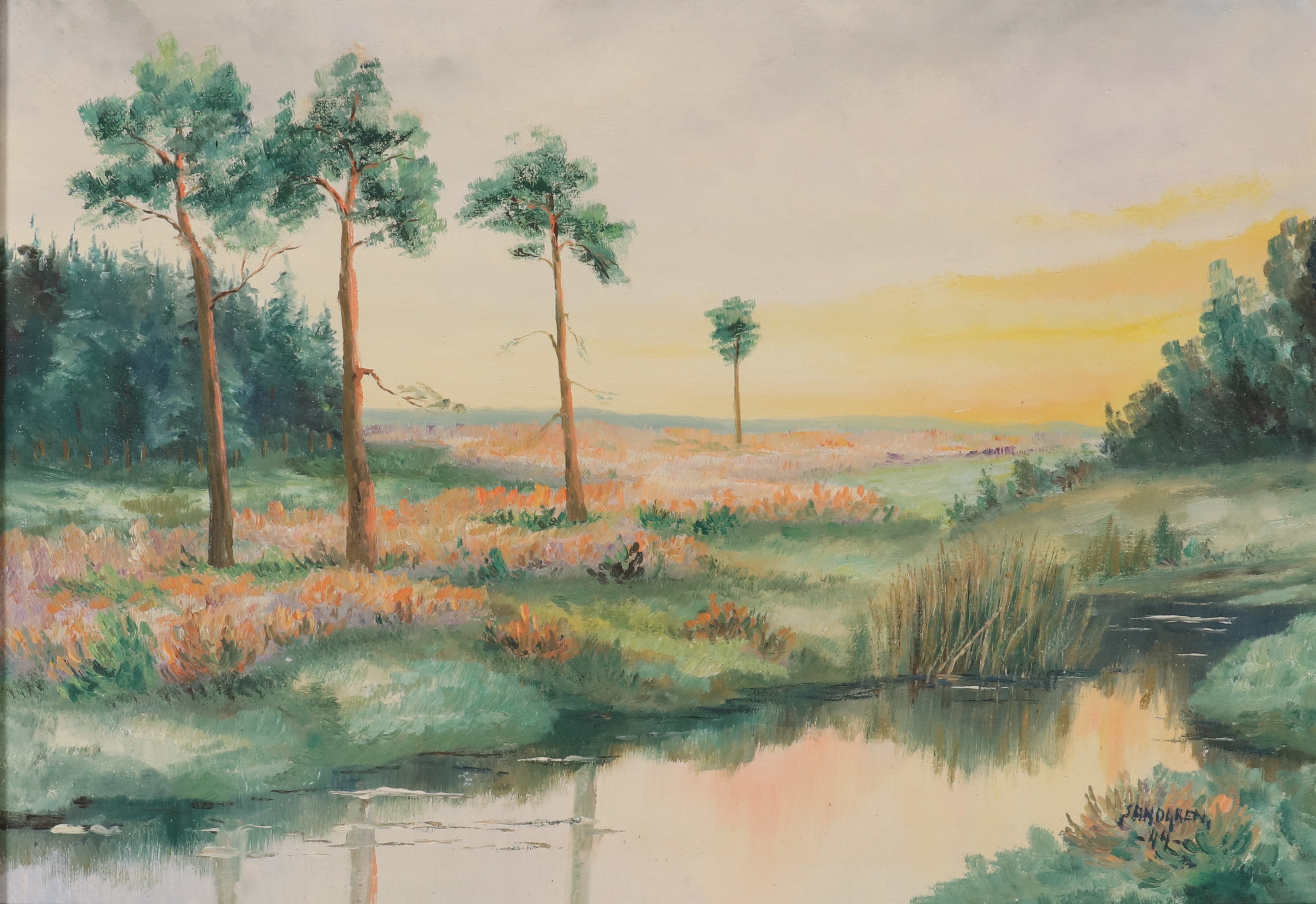 Images for 1464331. STEN STURE SANDGREN. oil on canvas, signed Sandgren ...