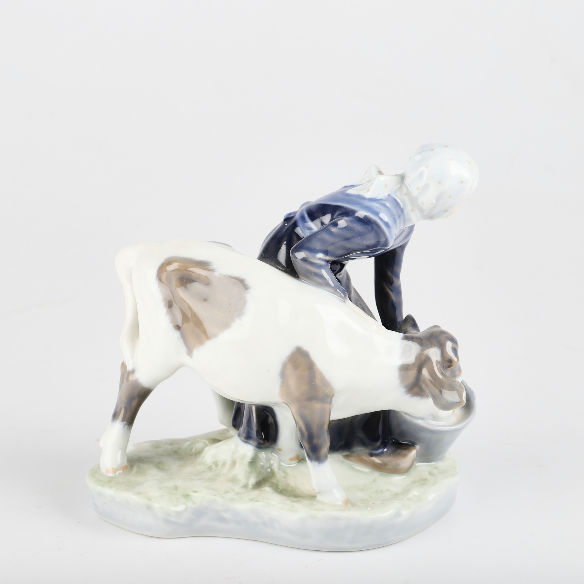 Images for 1468348. FIGURINE, porcelain, maid with calf, Royal ...