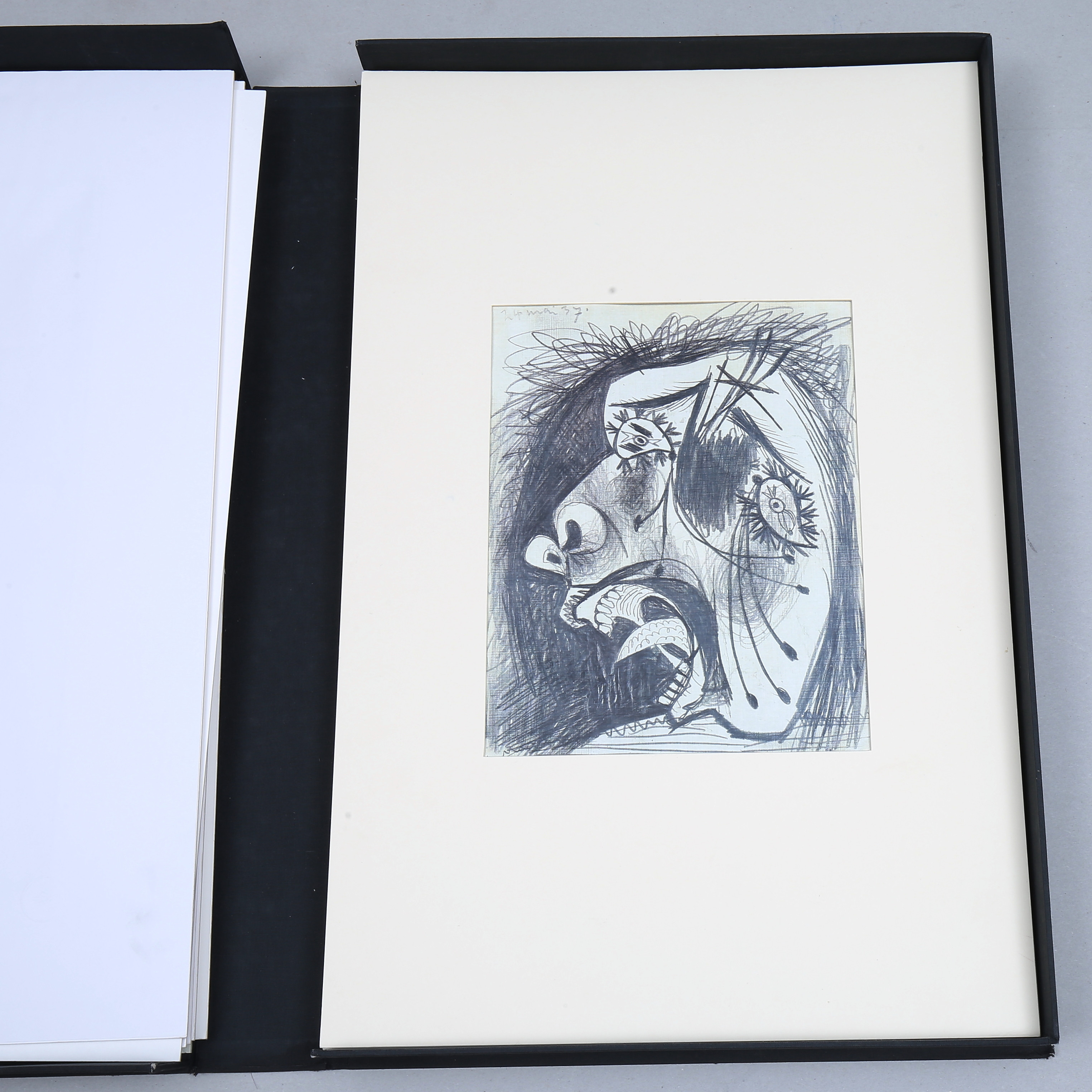 PABLO PICASSO. Nachher Kunstmappe "Guernica", Faksimileausgabe in ...