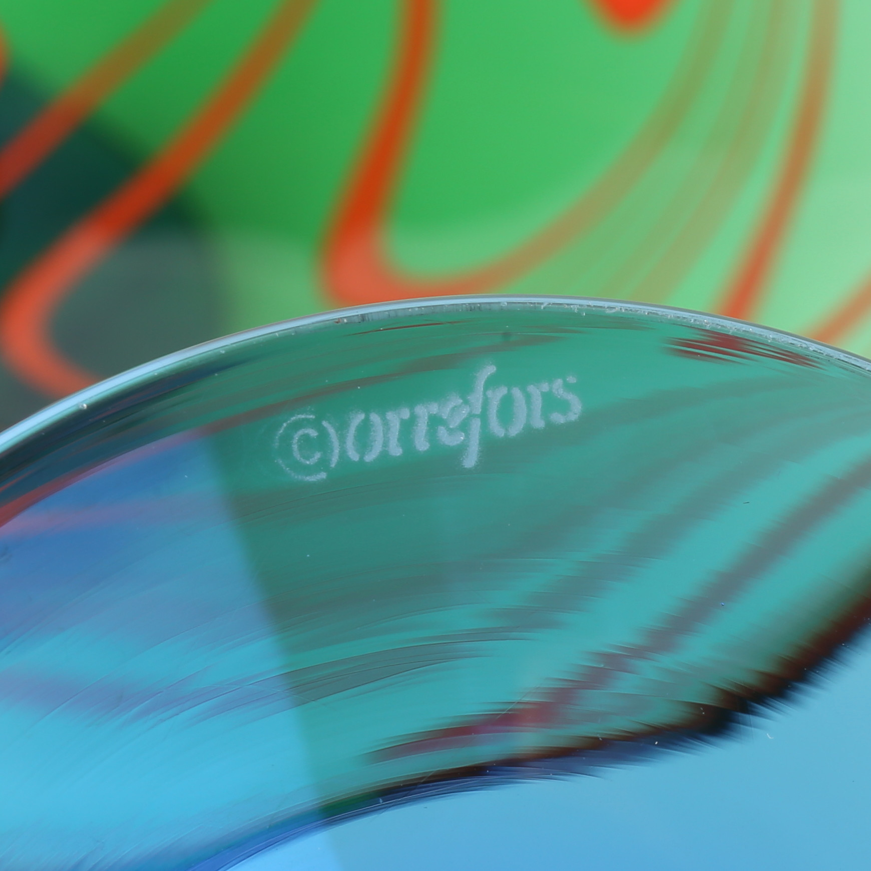 Images for 1479850. ART GLASS, bowl & vase "Tigris", Erika Lagerbielke ...