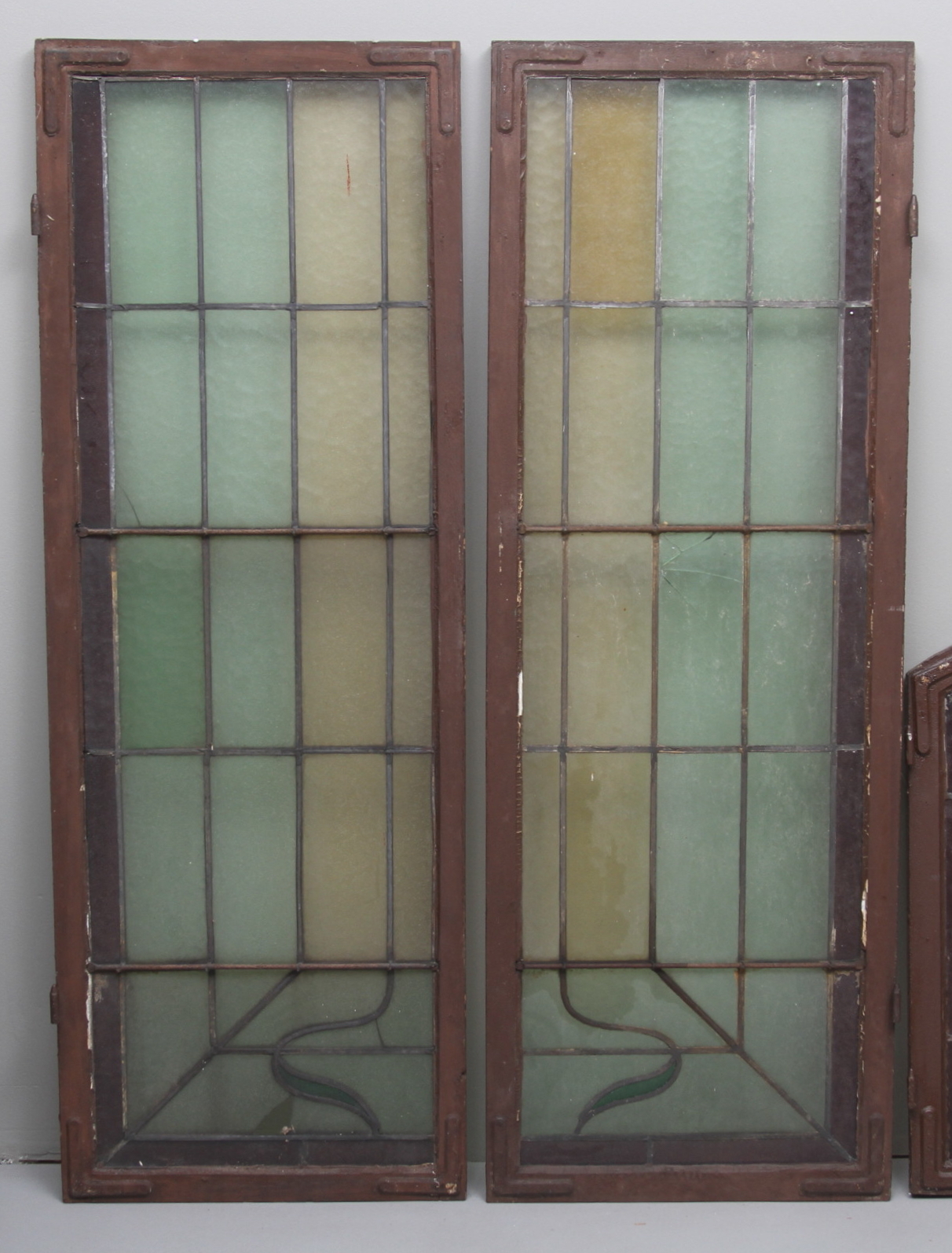 Images for 148375. WINDOWS, Leaded glass, Art Nouveau. Early 1900s ...