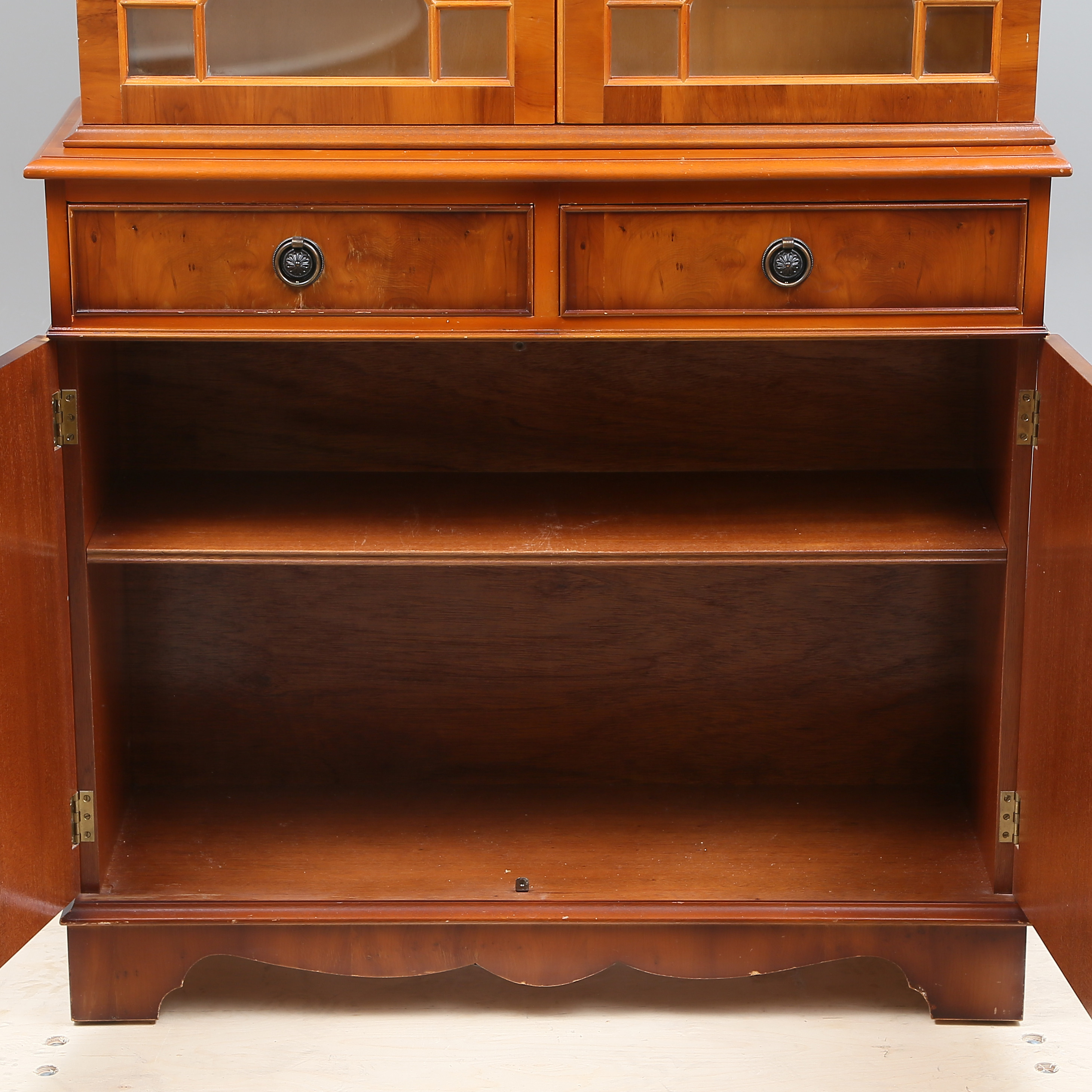 Images for 1487449. DISPLAY CABINET, yew, England, 1900s. - Auctionet