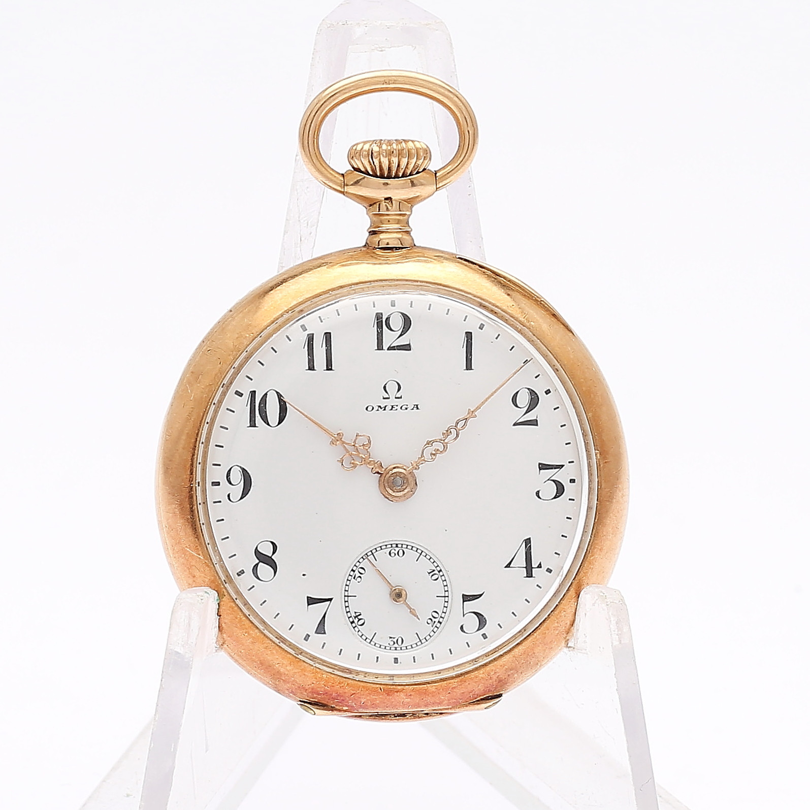 FICKUR, Omega, guld 18k. Klockor & Ur - Fickur & Stoppur - Auctionet