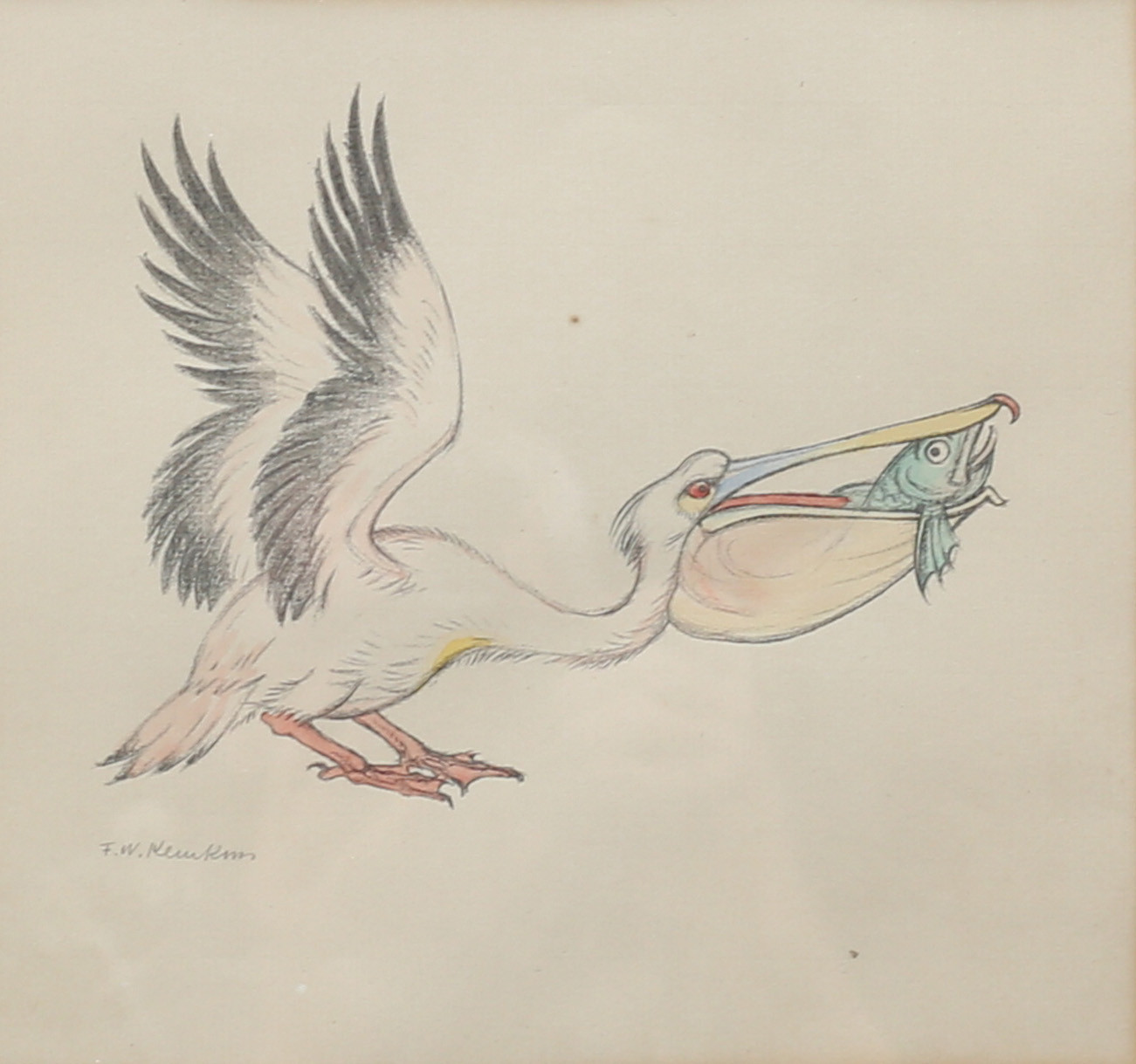 Images for 1506200. FRIEDRICH WILHELM KLEUKENS (1878-1956). Pelican ...