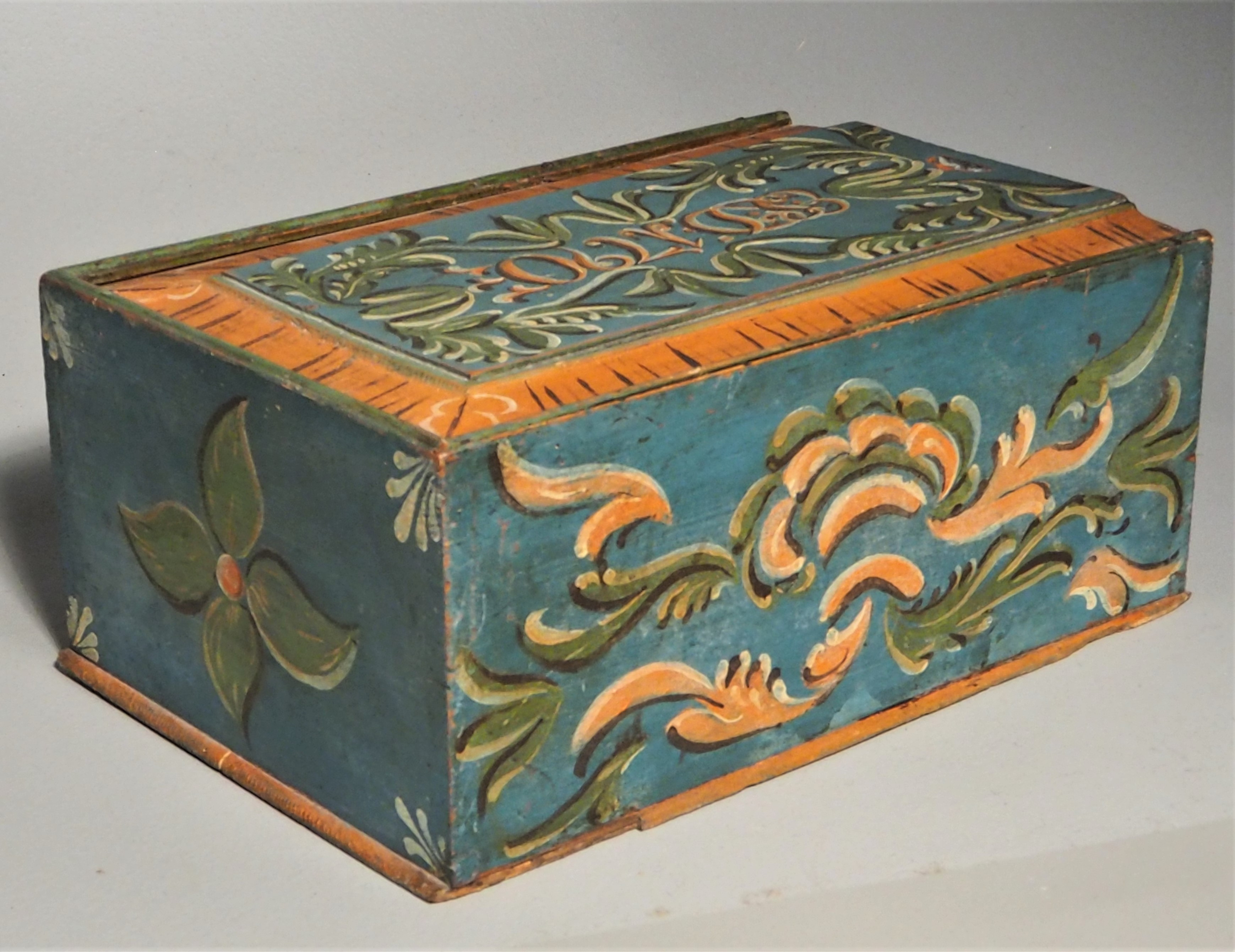 Images for 1510876. DRAWER / LIGHT BOX, with original painting, 1790 ...