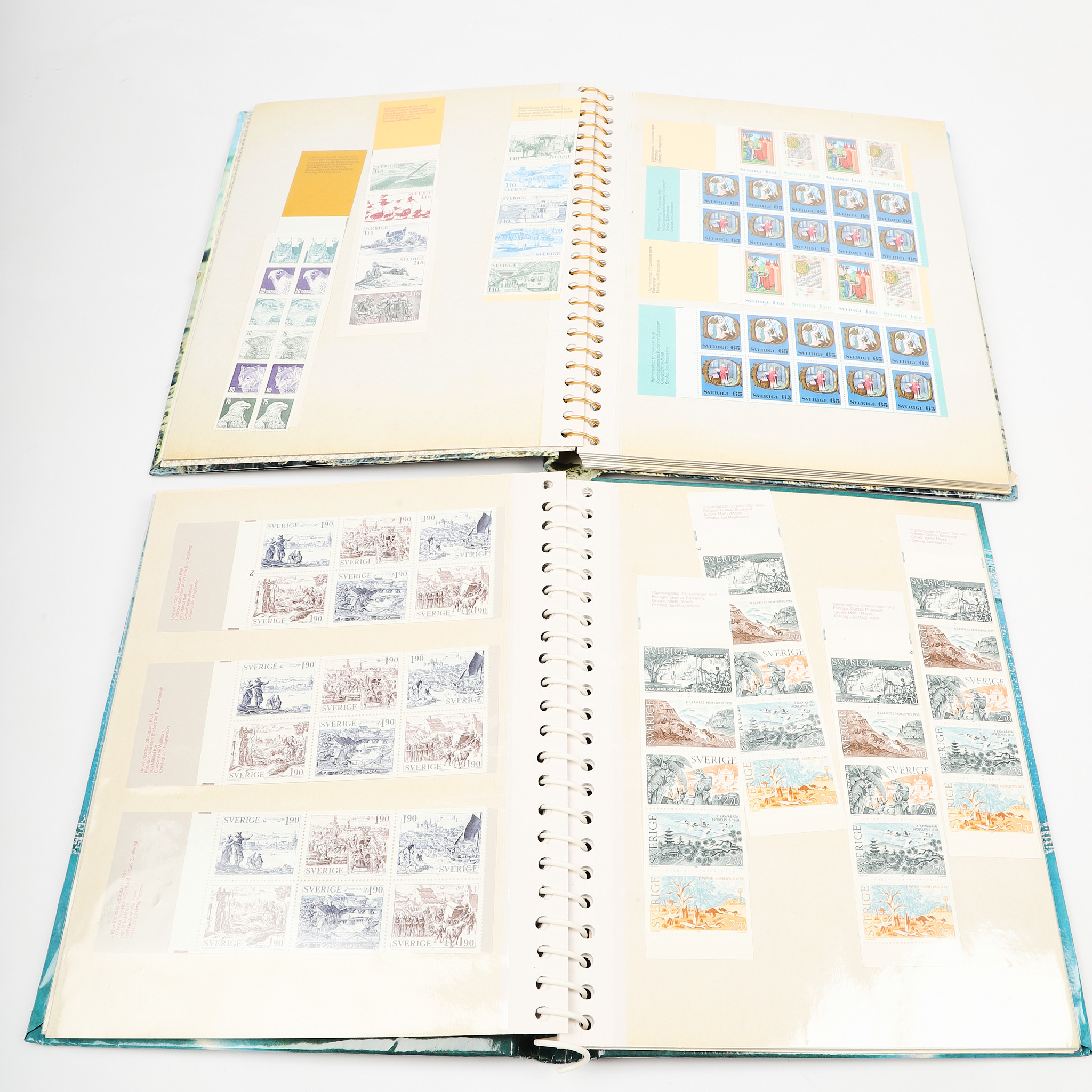 Images for 1516058. STAMP ALBUM, 2 pieces, Sweden 1970-80s. - Auctionet