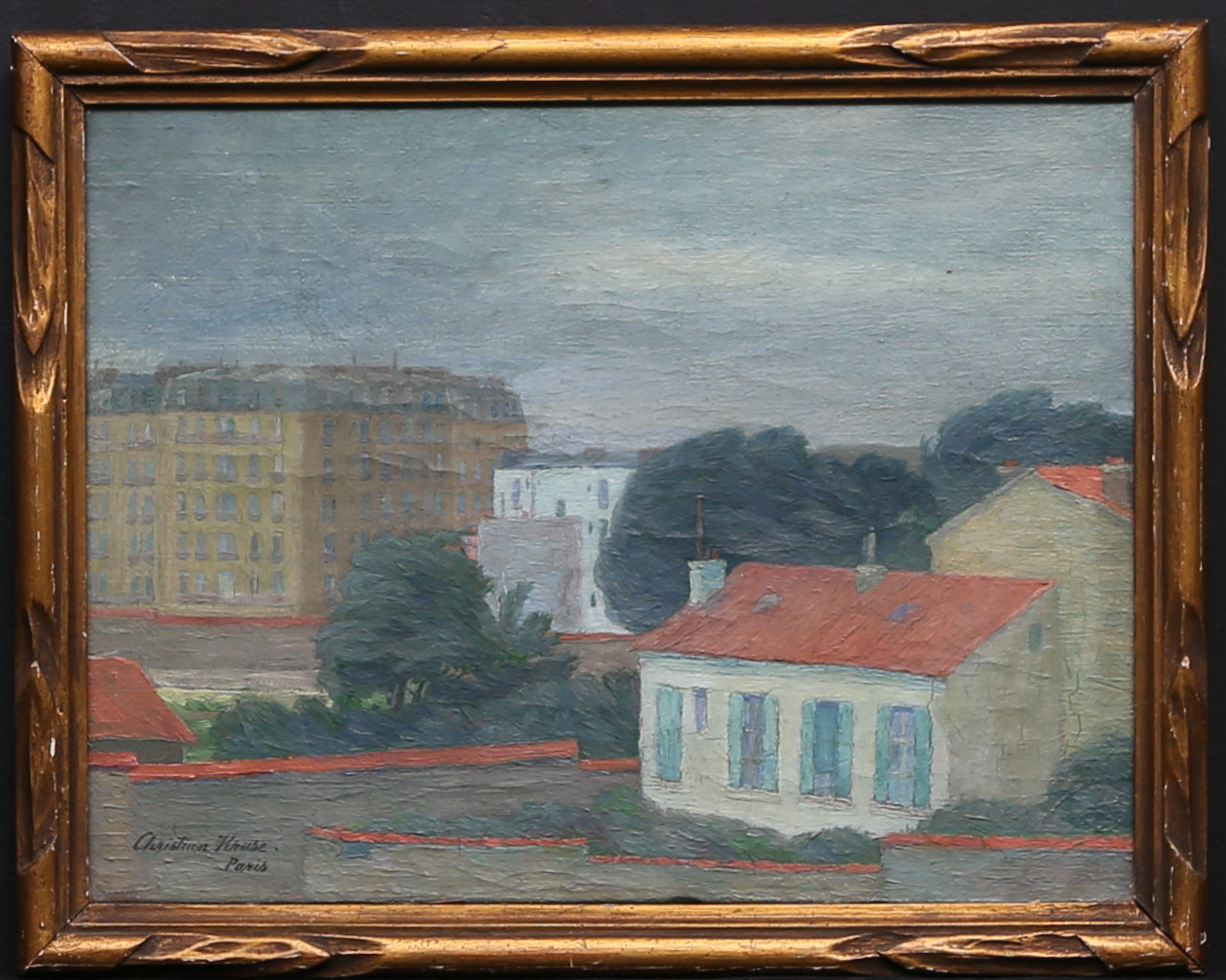 Images for 1526853. CHRISTIAN KRUSE. Oil on canvas, signed Christian ...