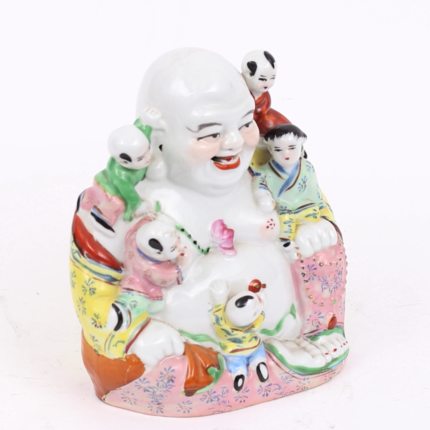 Images for 1528519. FIGURE in porcelain, seated eunuch with child ...