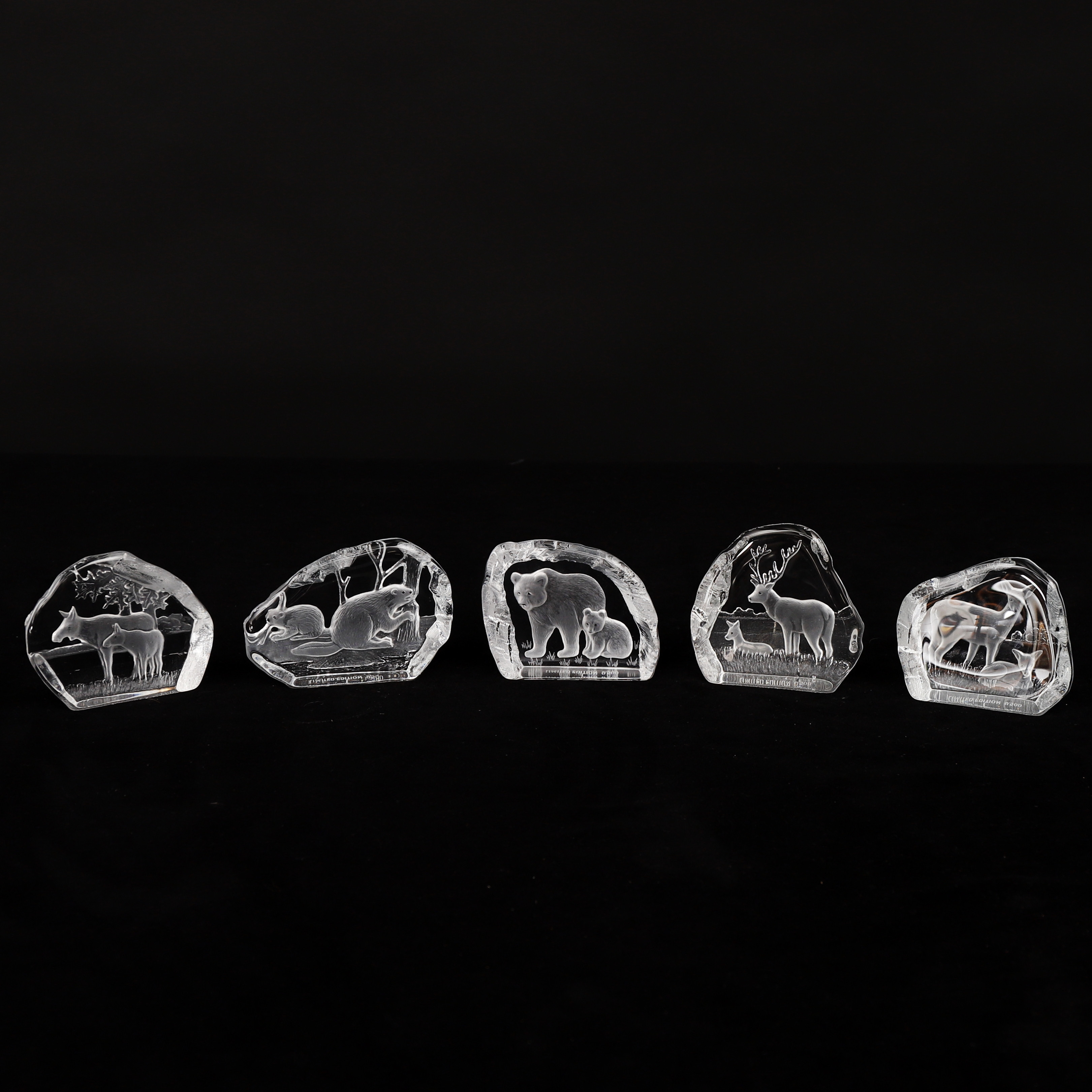Images for 1532124. GLASS SCULPTURES, 20 pcs, WWF, Paul Isling. - Auctionet
