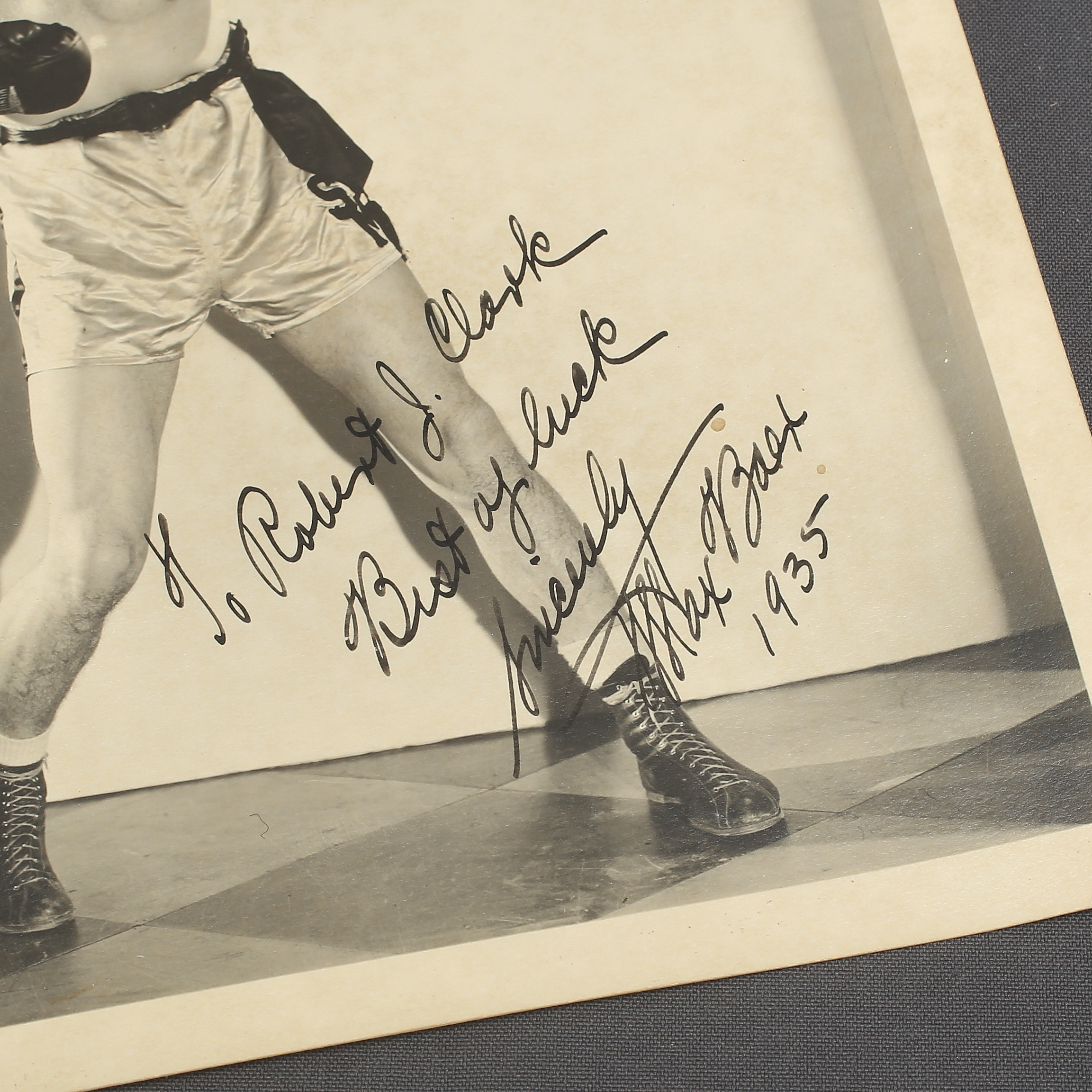 Images for 1542205. AUTOGRAPH, MAX BAER, on photo. - Auctionet