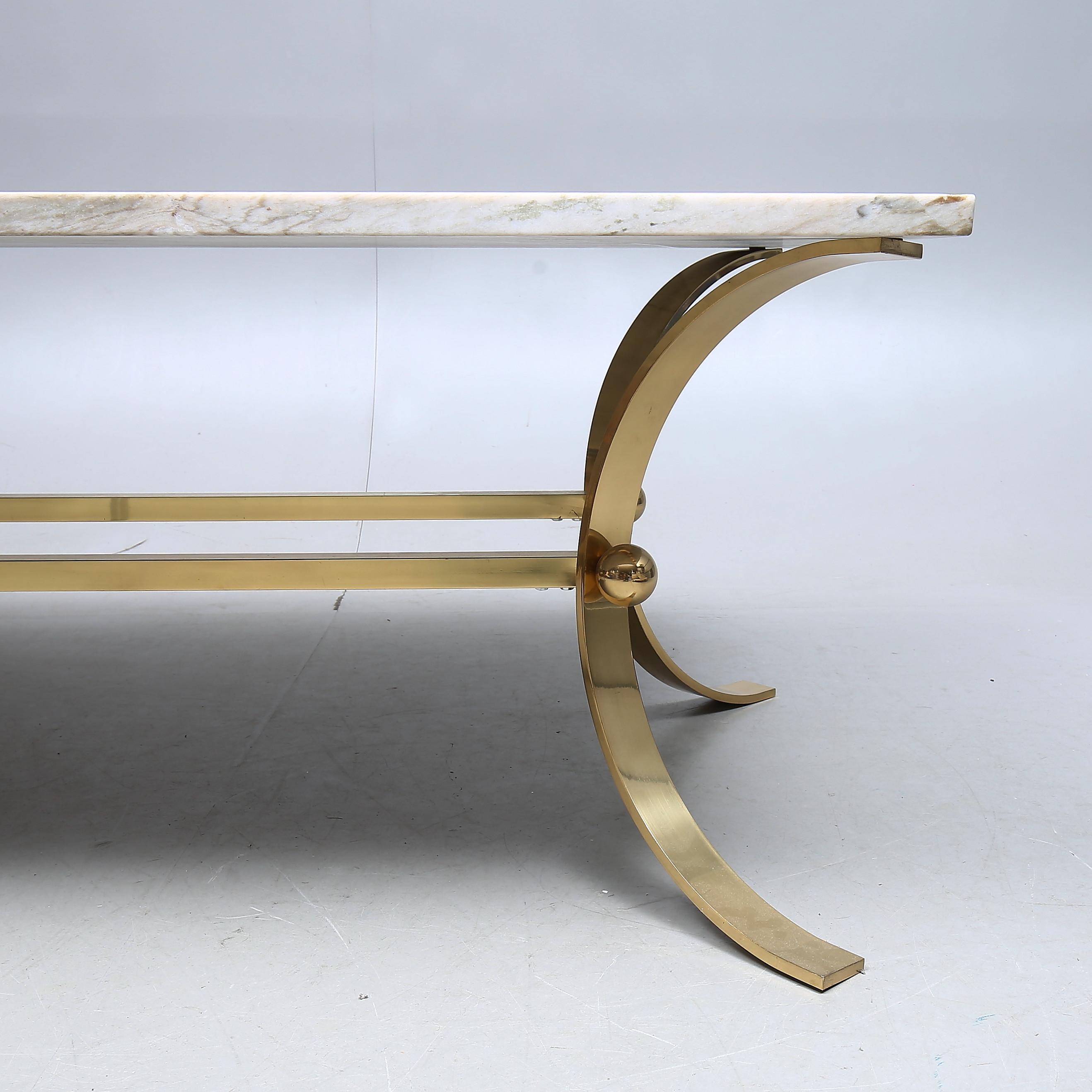 Images for 1558239. COFFEE TABLE, ekeberg marble and brass, purchased ...