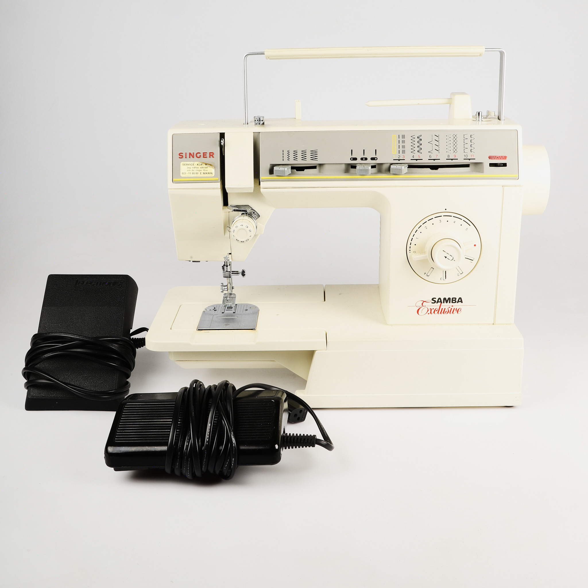 Images for 1569625. SEWING MACHINE, Singer Samba Exclusive. - Auctionet