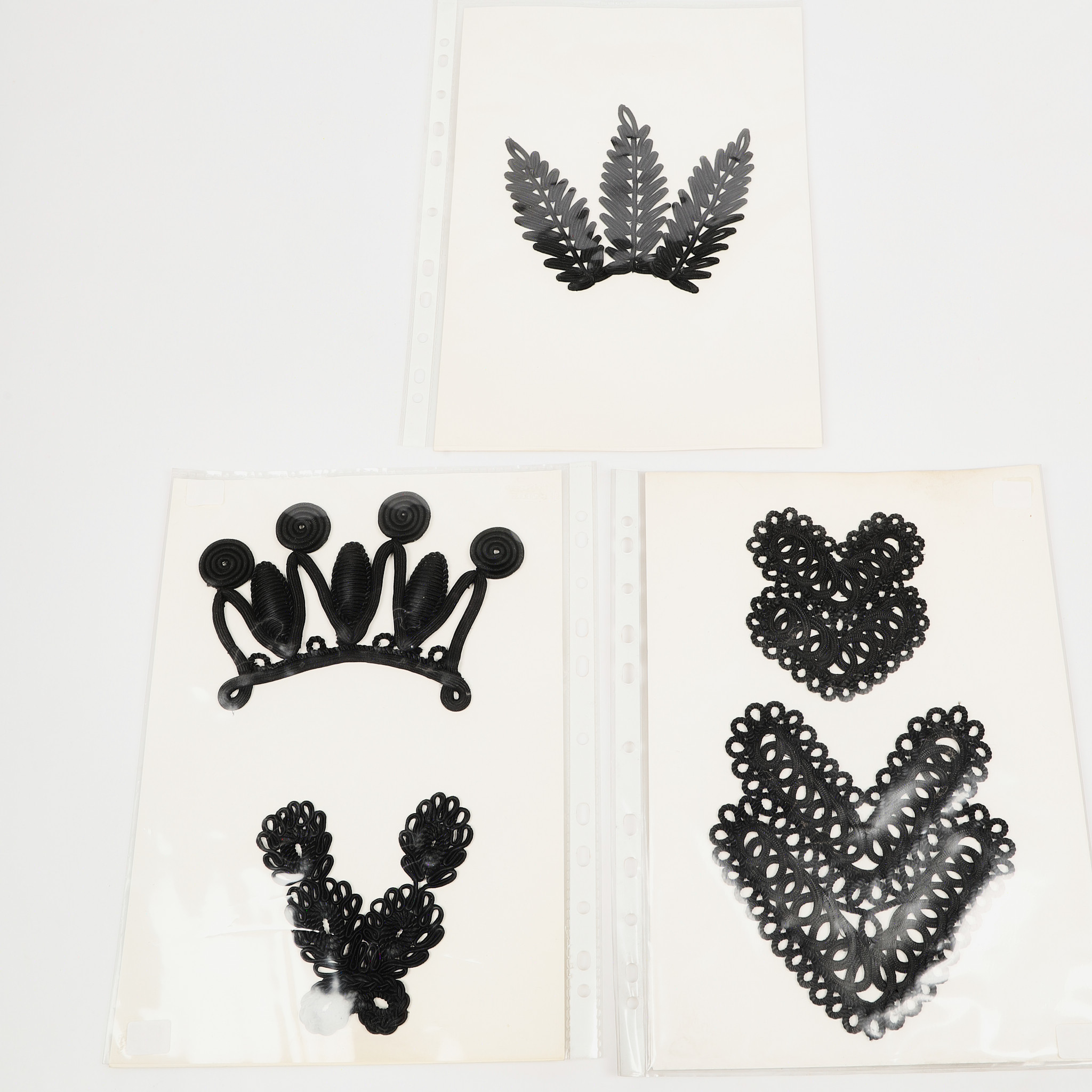 Images for 1578102. CHEMISETTES, COLLARS M. M, 14 pieces, lace, sequins ...