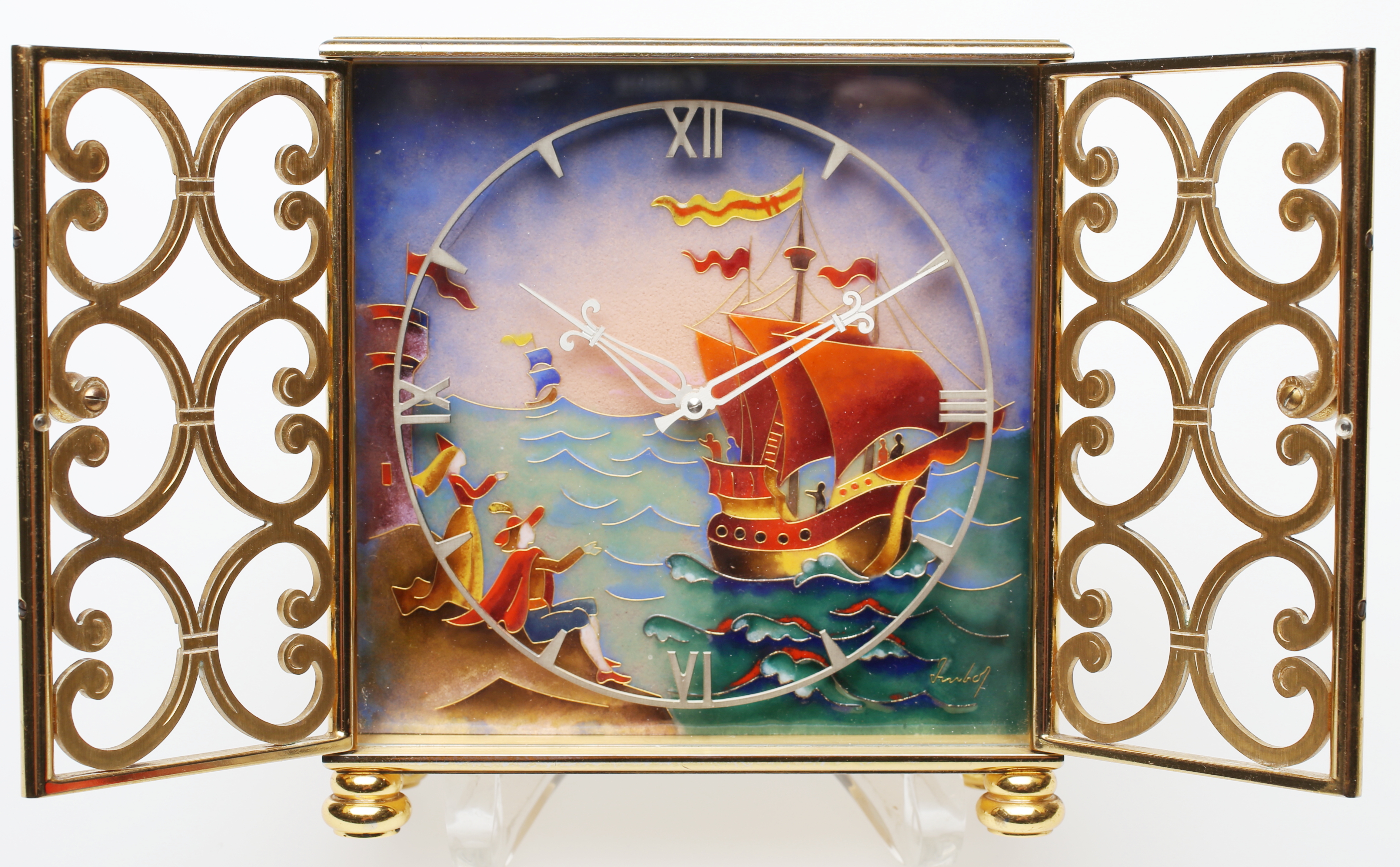 Images for 158018. IMHOF. TABLE CLOCK, 50s. - Auctionet