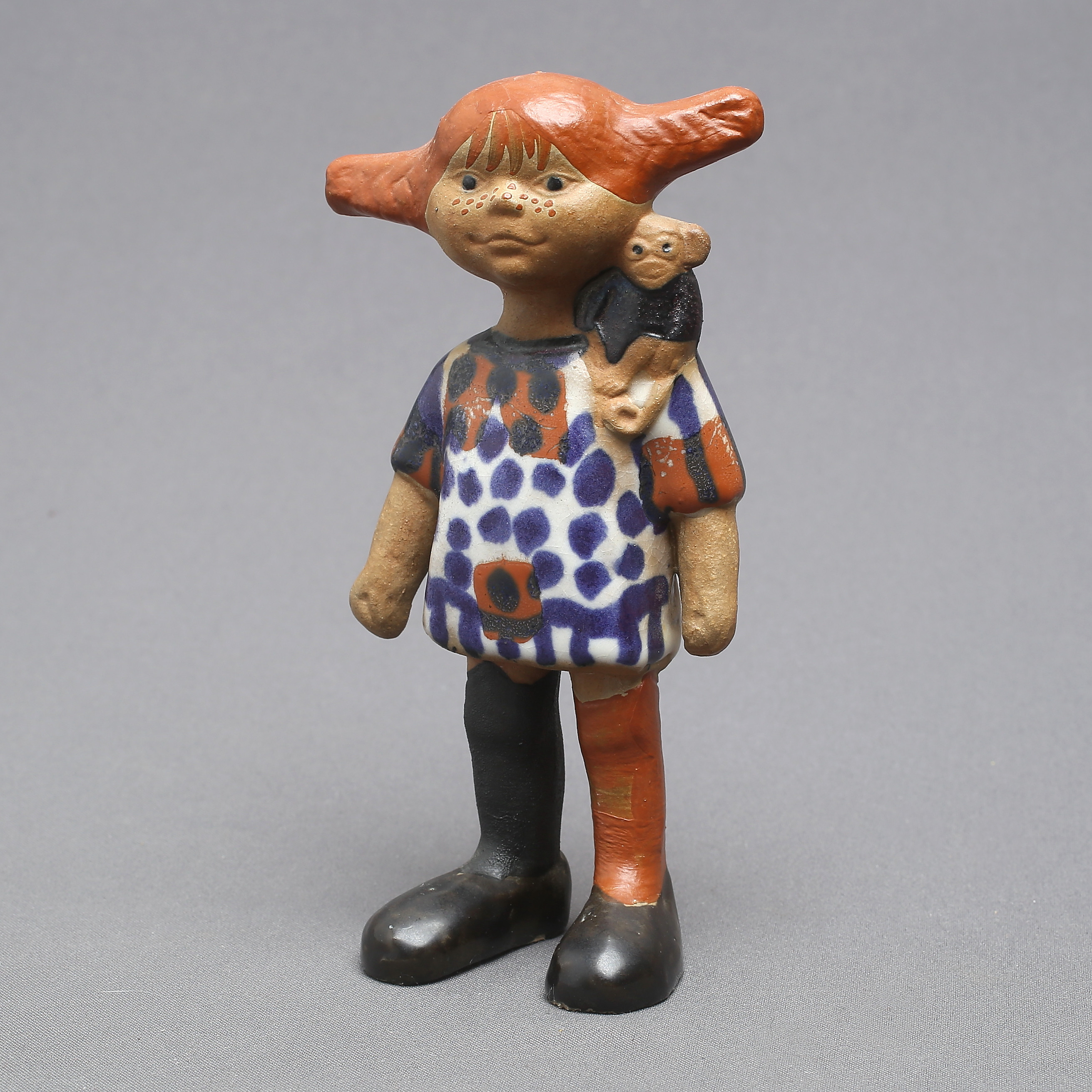 Images for 1580509. LISA LARSON. Figurine, ceramic, "Pippi Longstocking ...