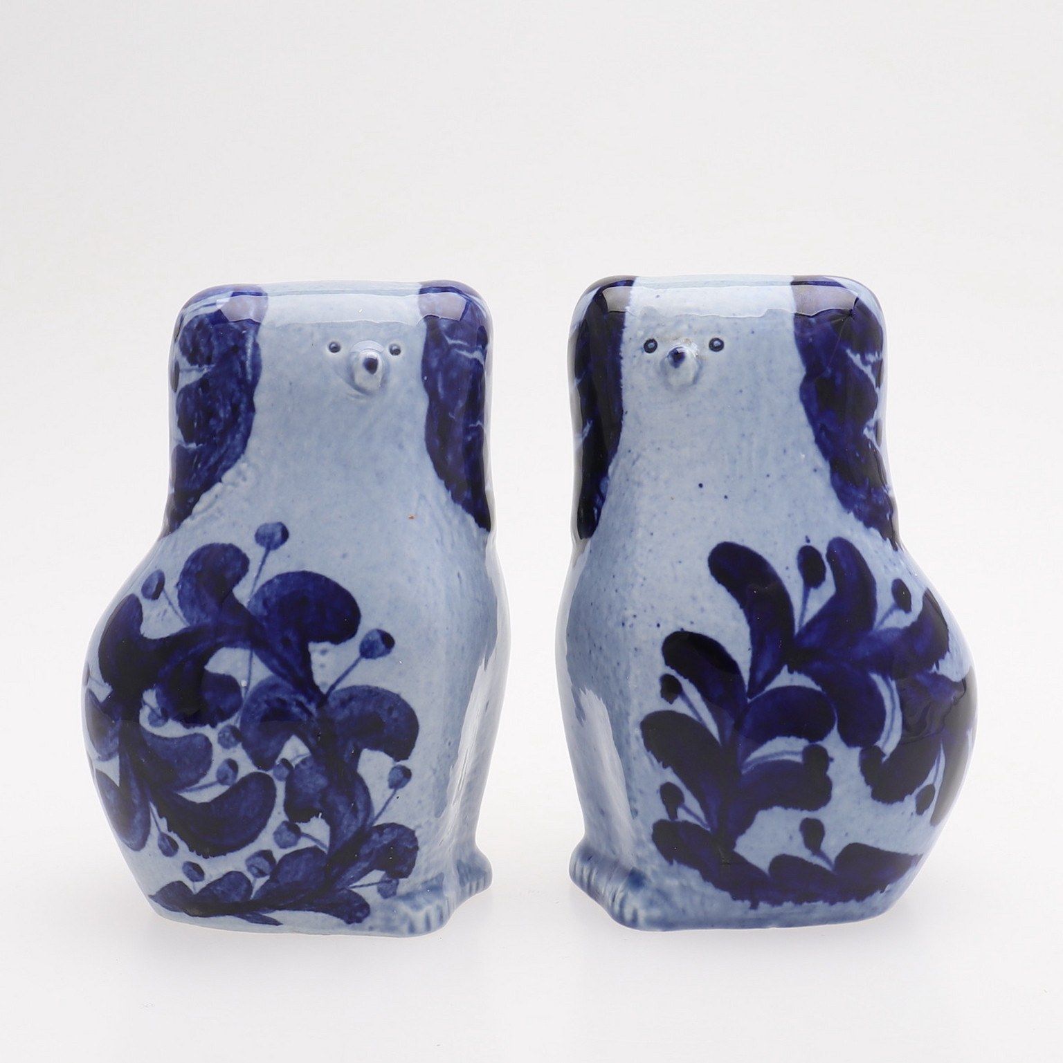 Images for 1584440. LISA LARSON. POODLES, A PAIR, GLAZED STONEWARE ...