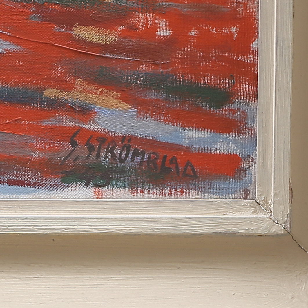 Images for 1590491. STURE STRÖMBLAD. OIL on canvas, signed, 1945 ...