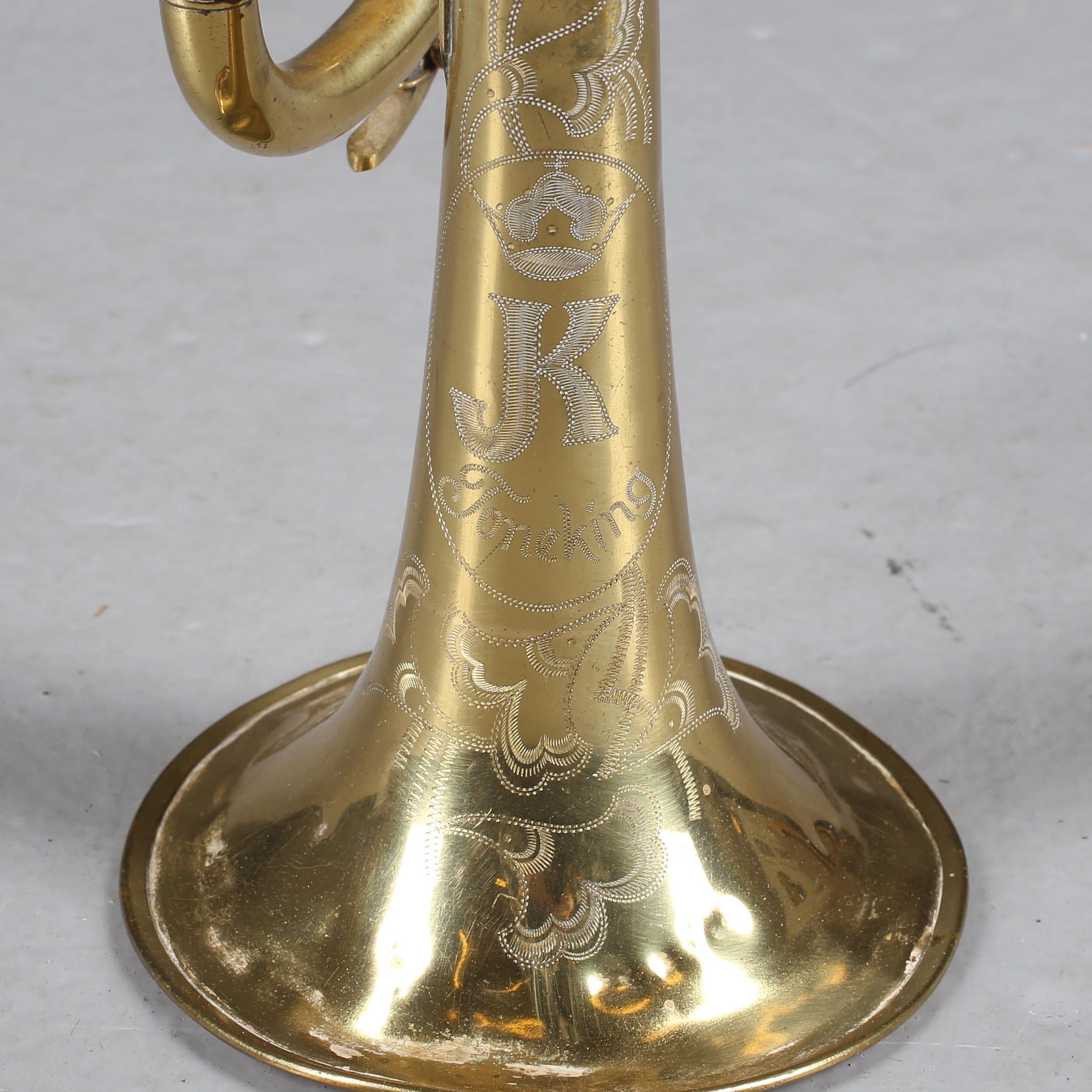 Images for 1596097. TRUMPET, brass, engraved Toneking, 20th century ...