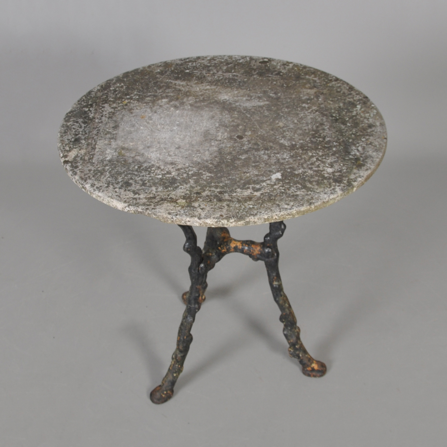 Images for 1609203. GARDEN TABLE, cast iron and stone, 1900s. - Auctionet