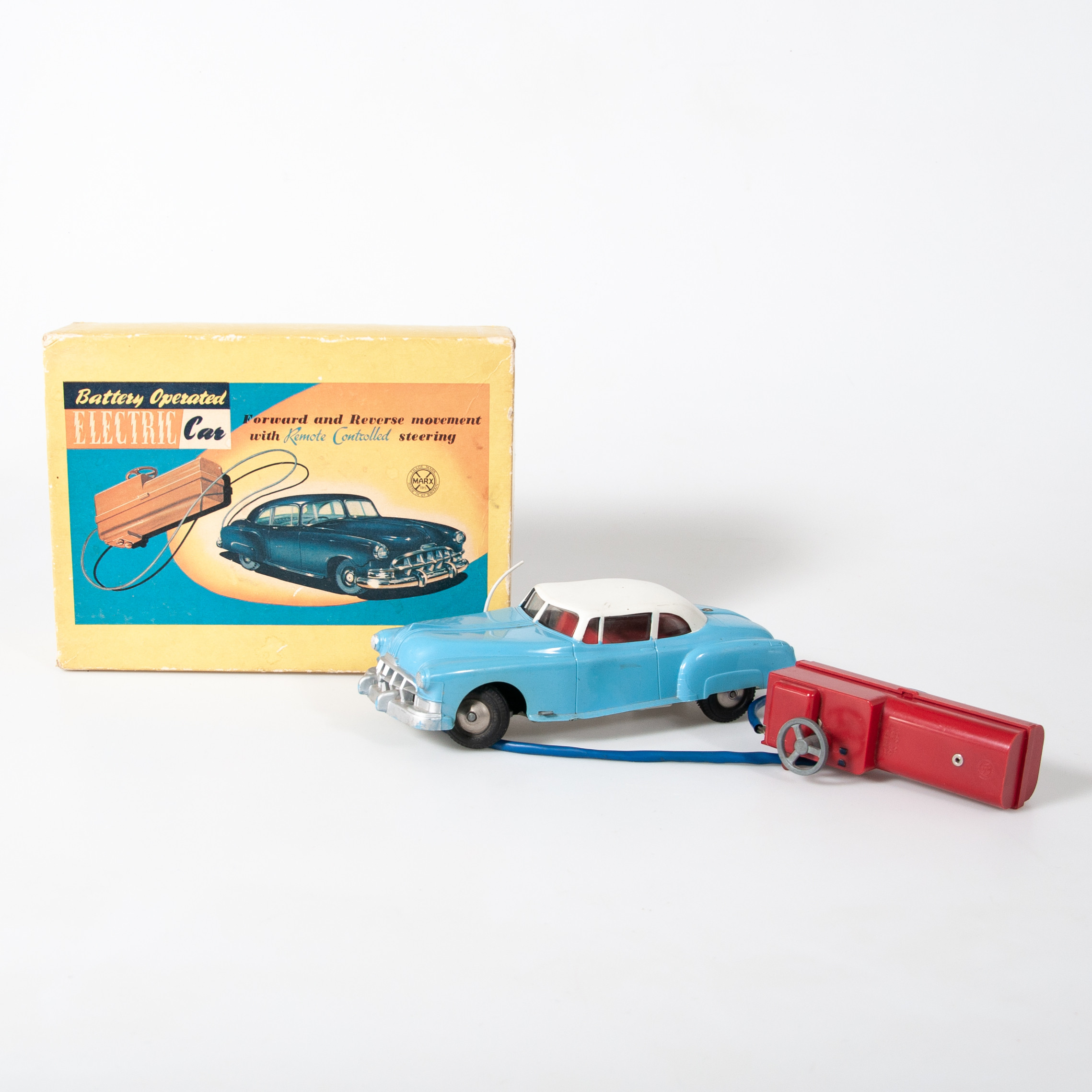 Images for 1609611. MARX, battery-powered car with remote, original box ...