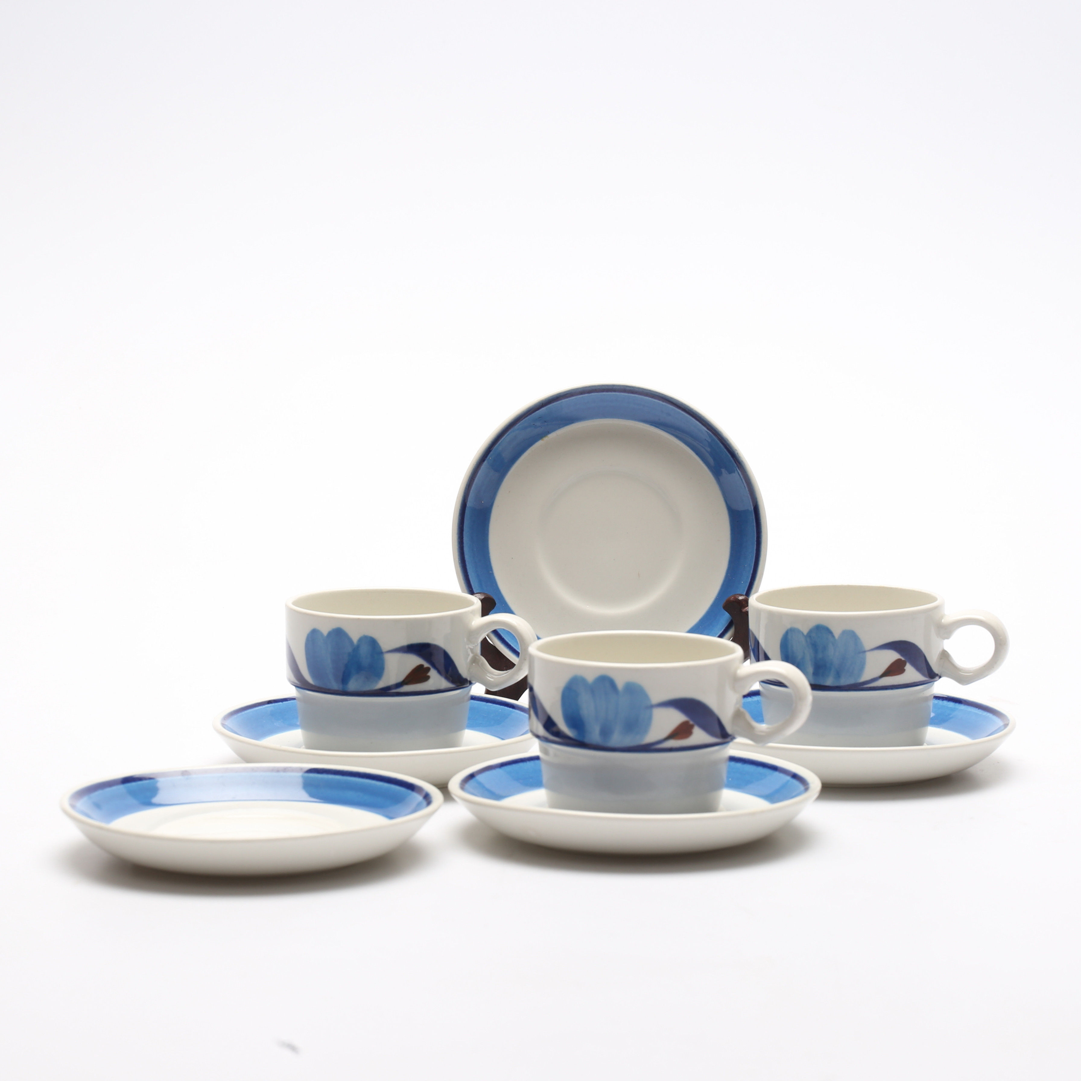 Images for 1619110. COFFEE CUPS with PASSENGER, 3 pcs and 2 saucers ...